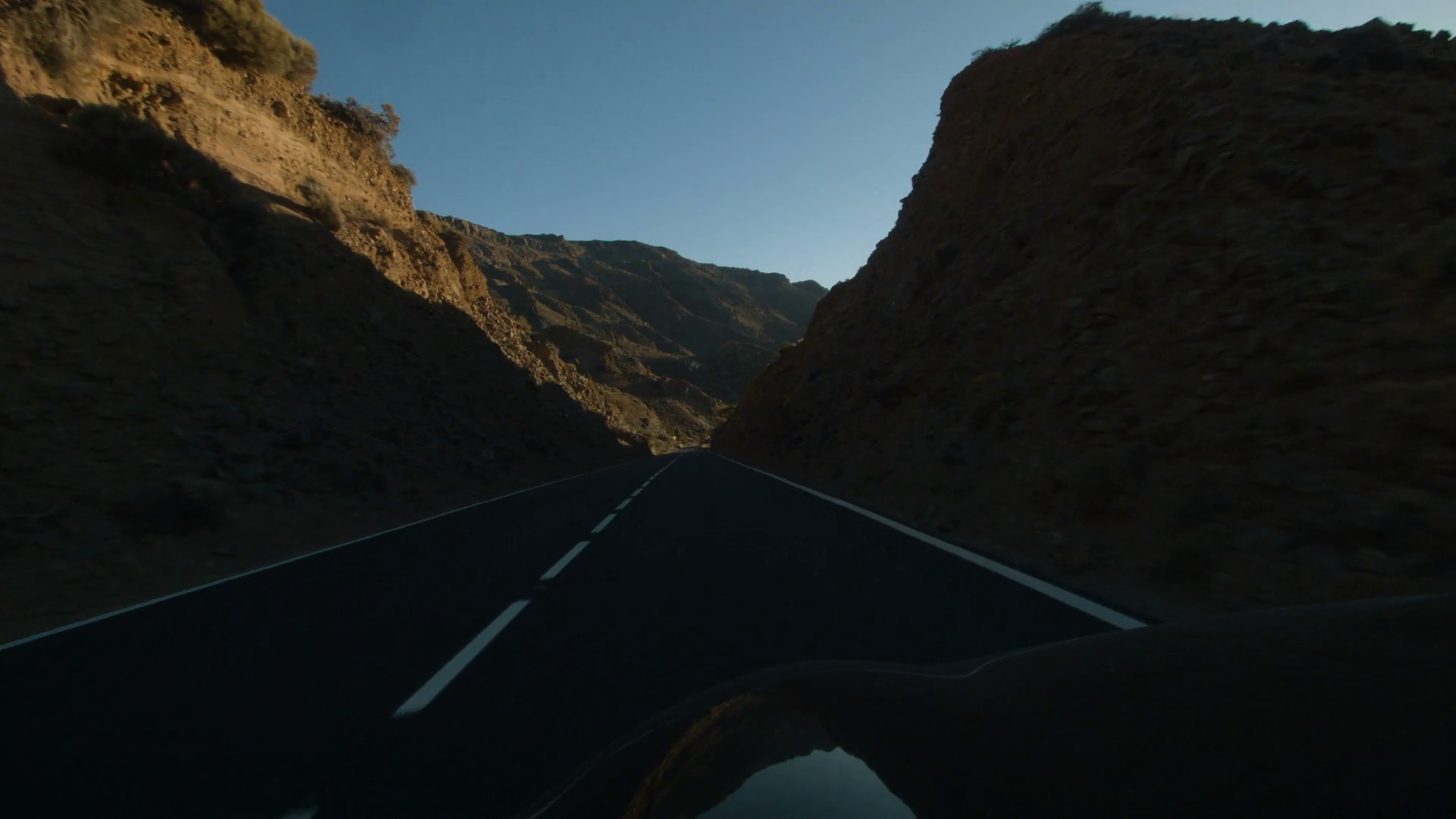 Passenger Car Moving Straight In Shadow Stock Footage SBV-314952356 ...
