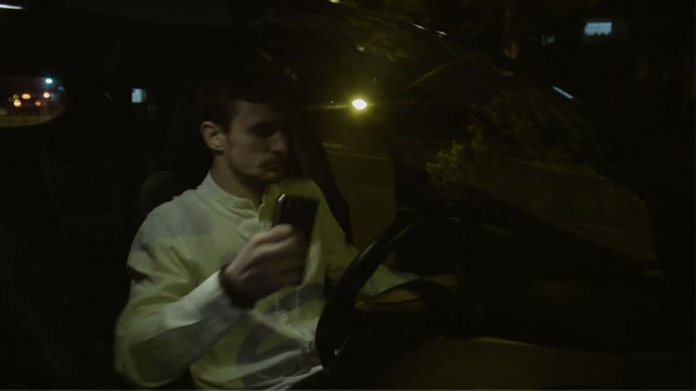 Car Stopping Night Stock Footage: Royalty-Free Video Clips - Storyblocks