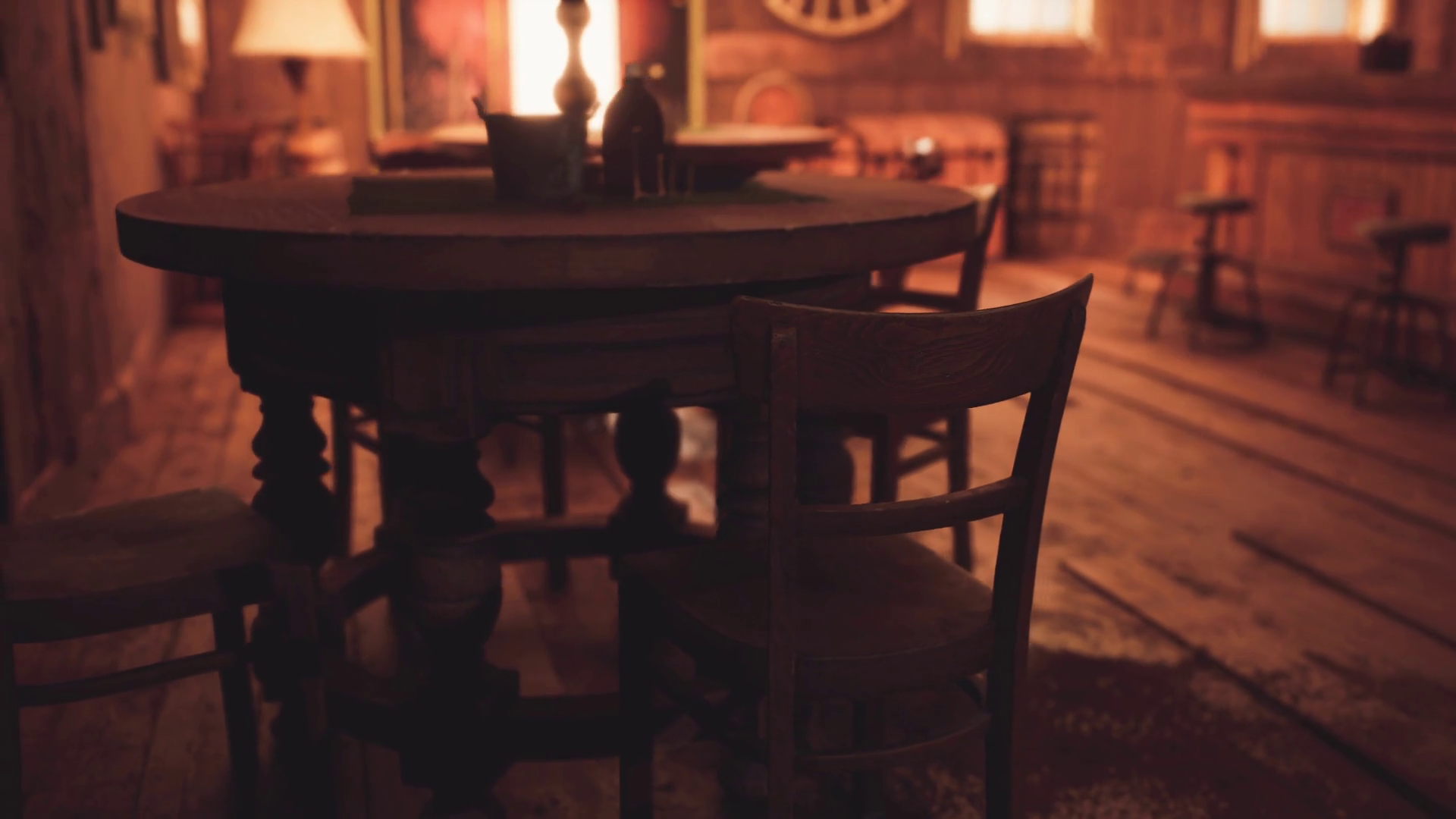Rustic Saloon Interior Featuring Wooden Stock Motion Graphics SBV ...