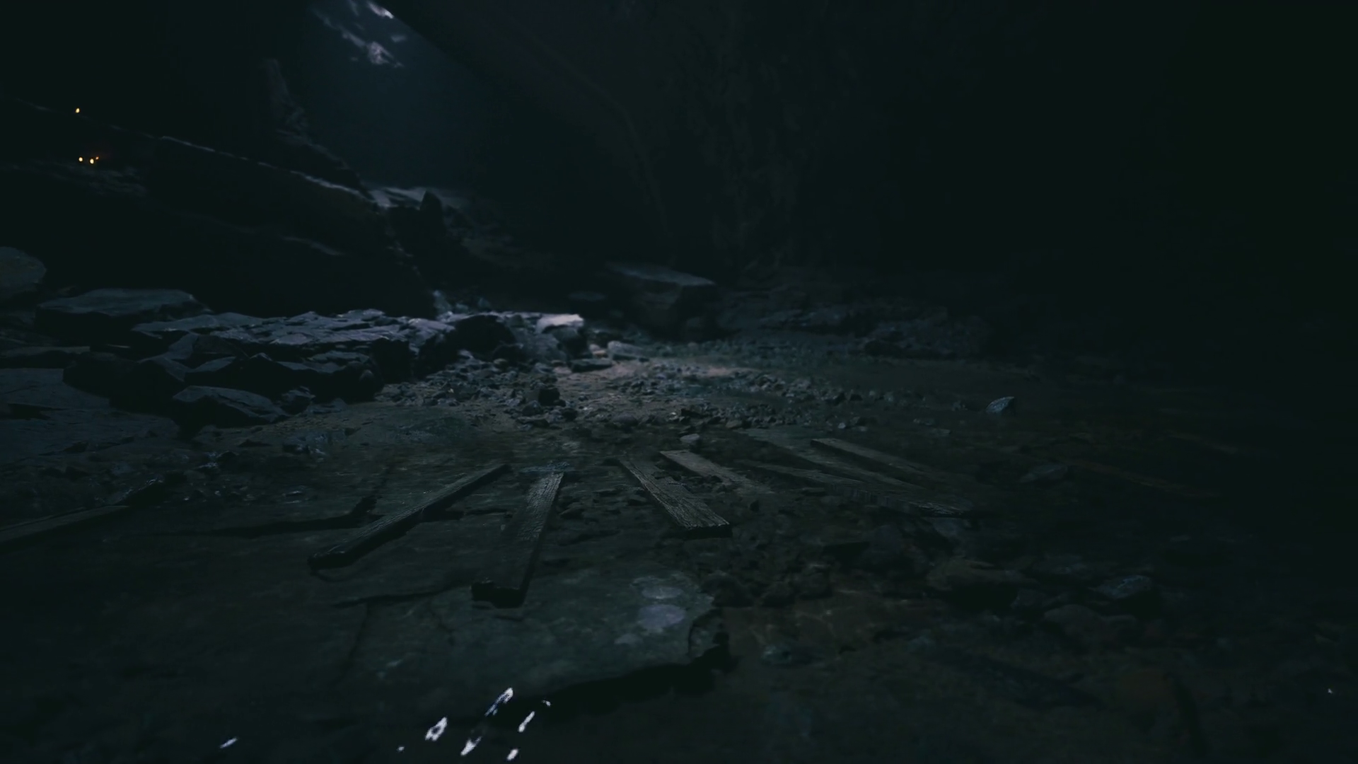 Dimly Lit Underground Cave With Rocky Stock Motion Graphics SBV ...