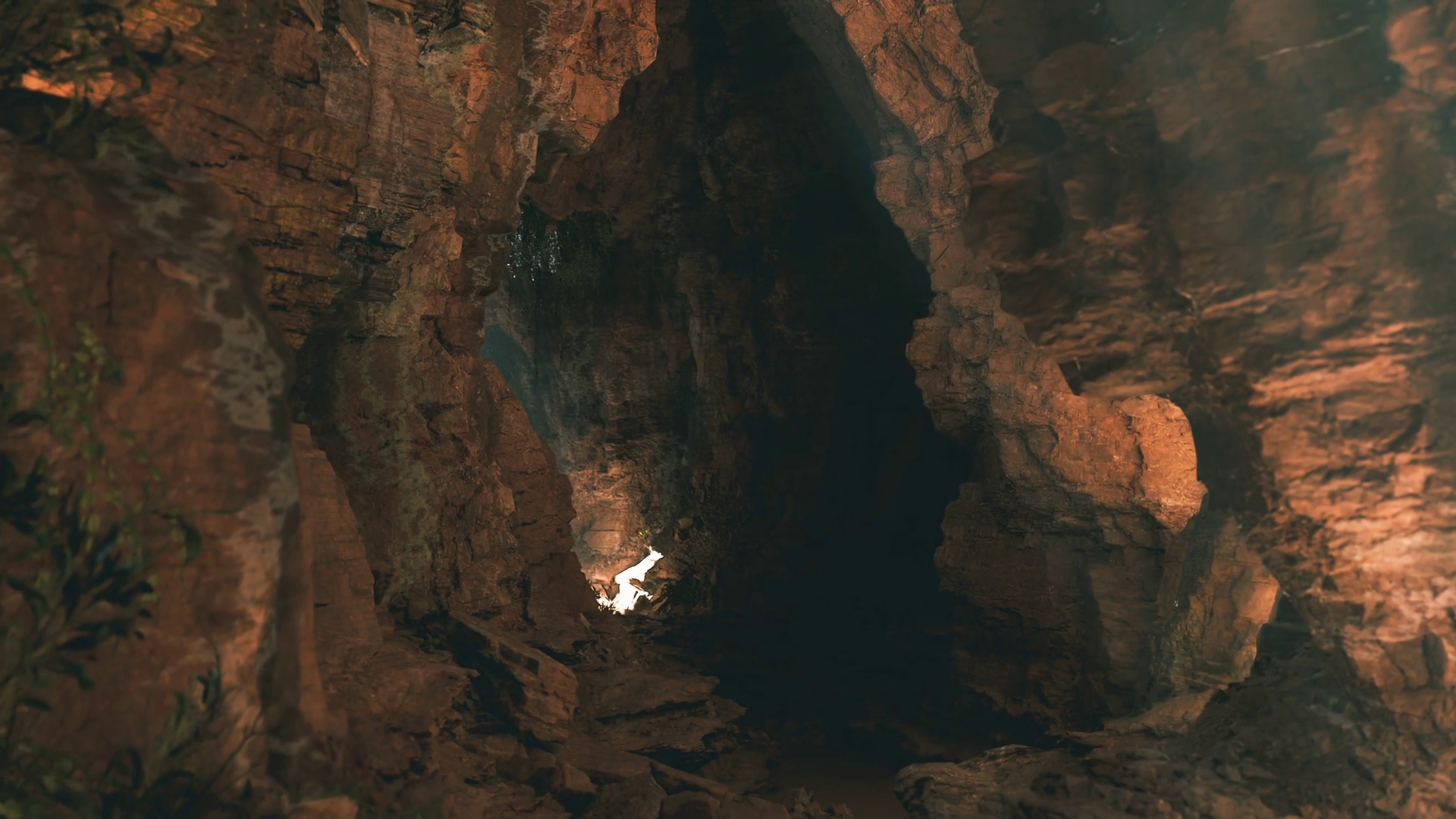 Exploring Hidden Depths Of Rugged Cave Stock Motion Graphics SBV ...