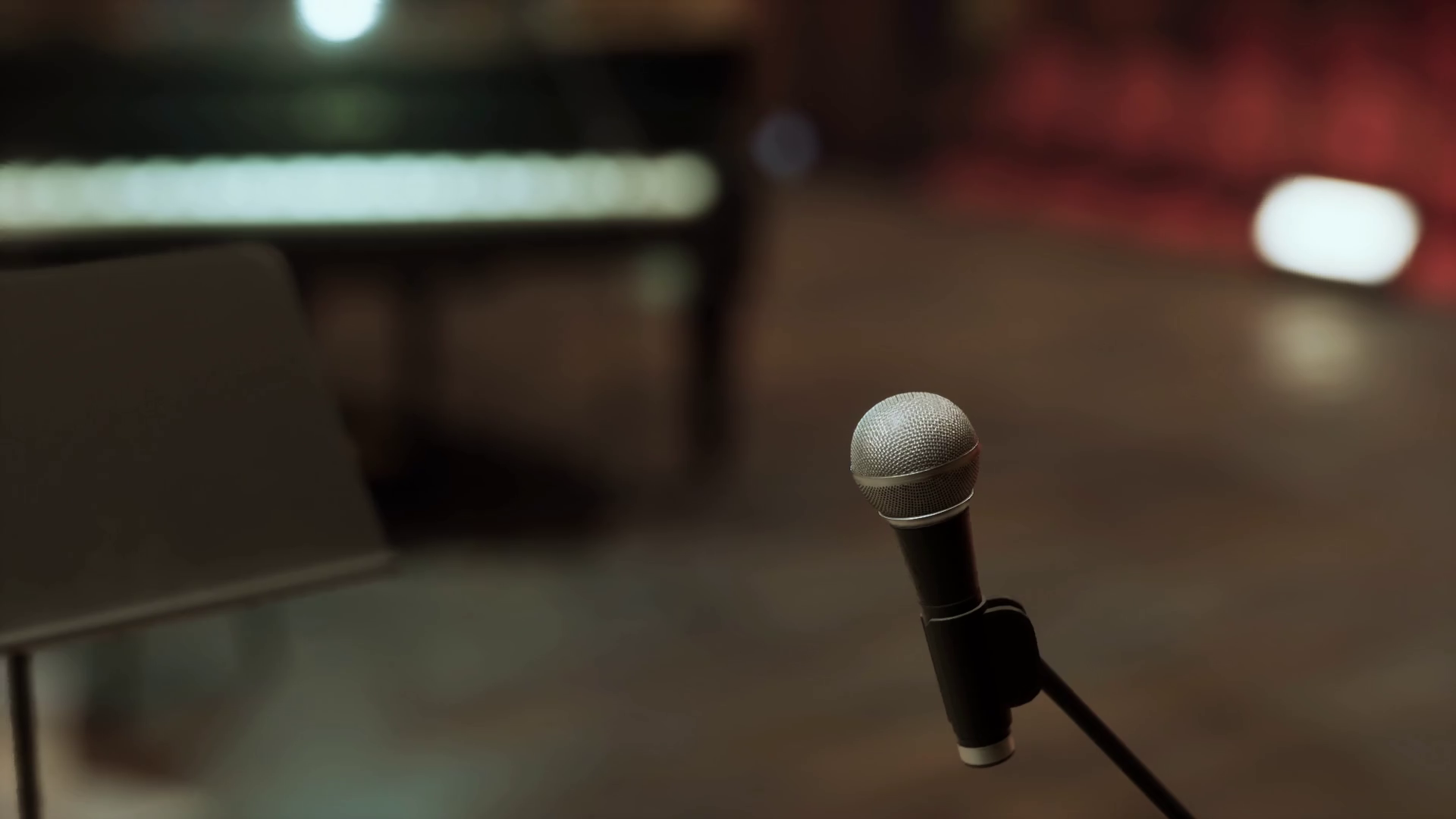 A Vintage Opera Stage With Microphone Grand Stock Motion Graphics SBV ...