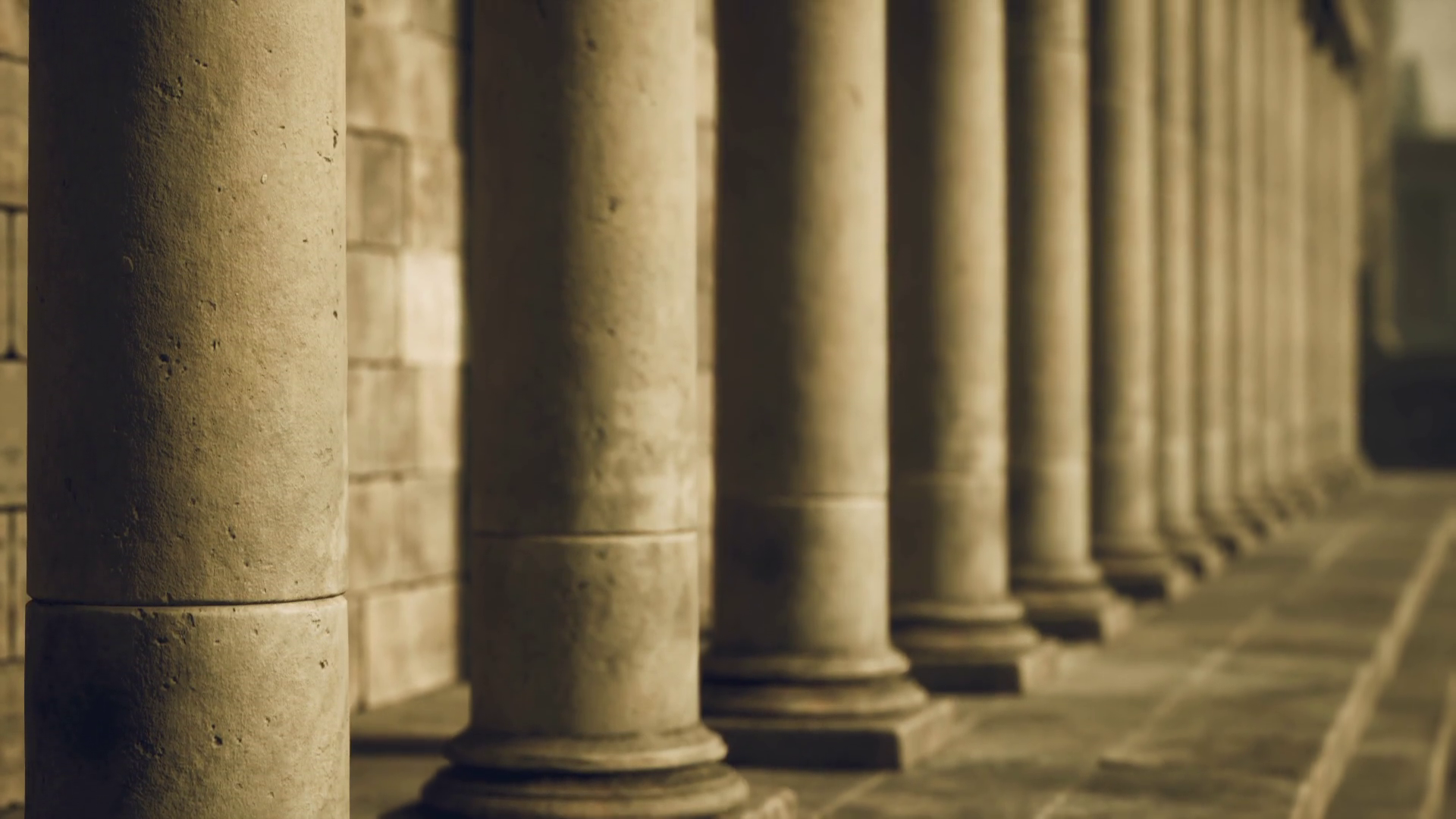 Stone Columns Create Majestic Architectural Stock Motion Graphics SBV ...