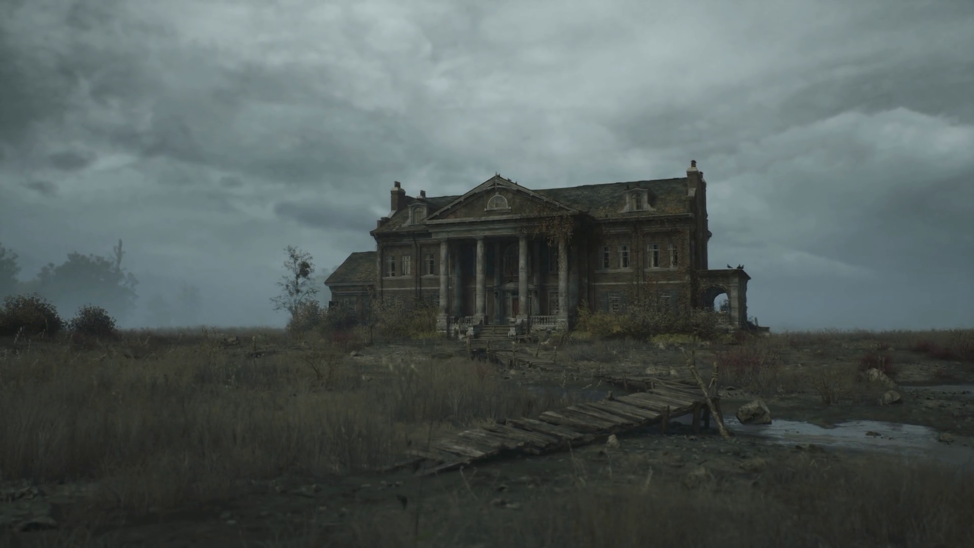 Dark Abandoned House On Cloudy Day In Stock Motion Graphics SBV ...