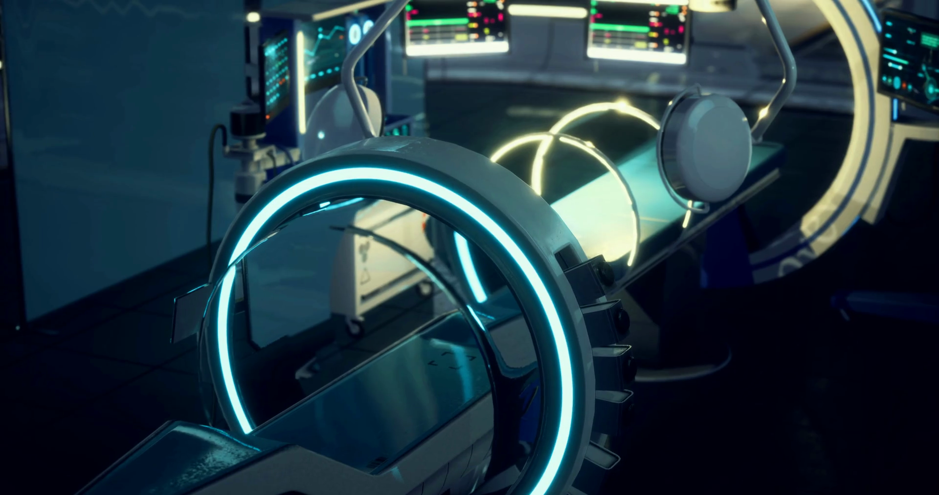 Futuristic Medical Equipment In High Tech Stock Motion Graphics SBV ...