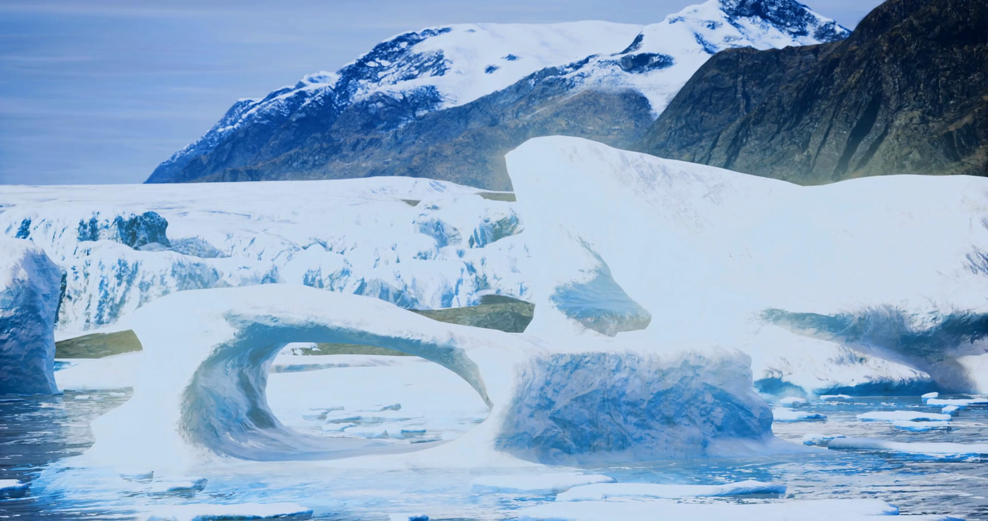 Exploring Stunning Ice Formations Glaciers Stock Motion Graphics SBV ...