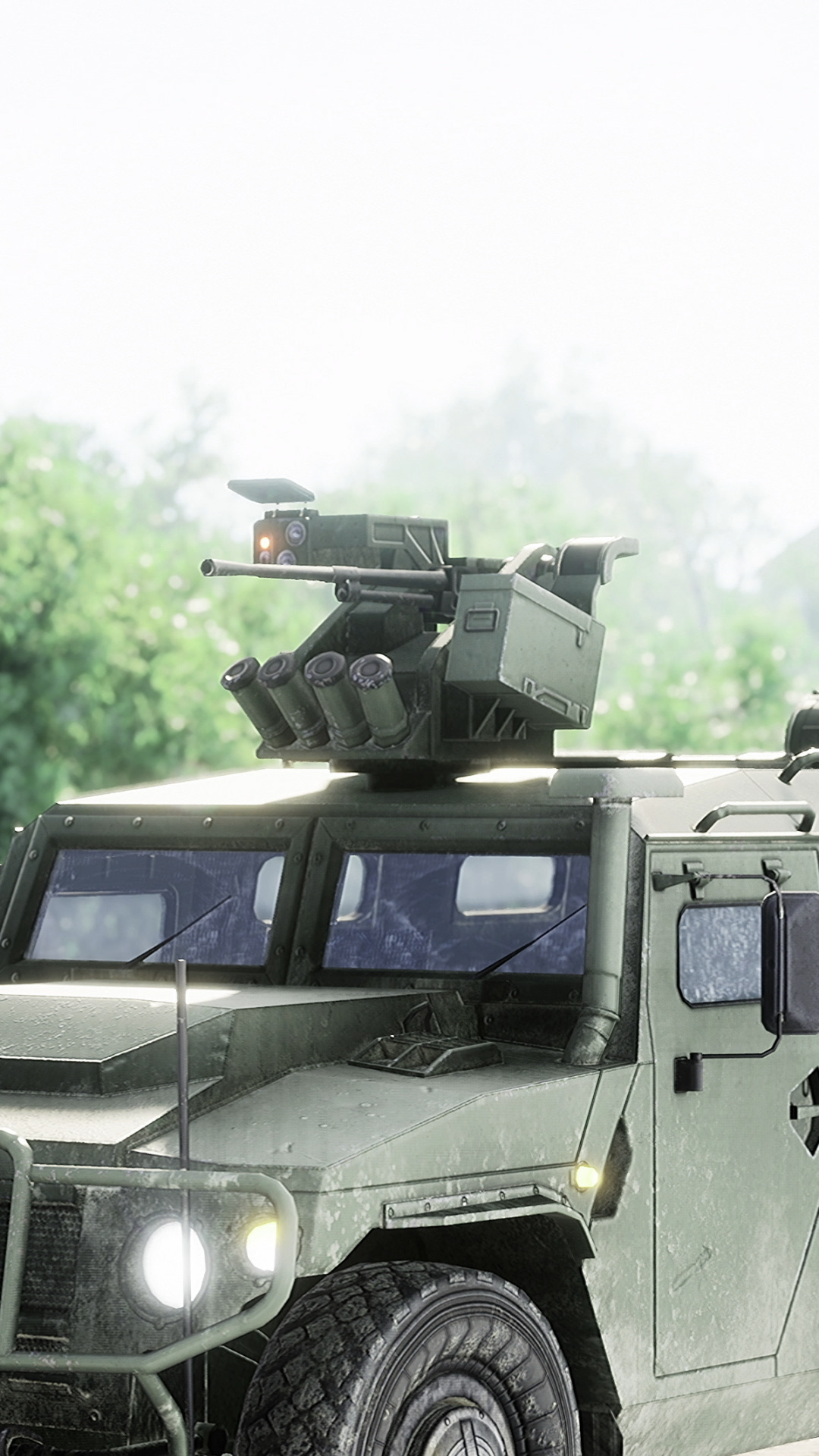 Tactical Armored Vehicle On Display In Sunny Stock Footage SBV ...