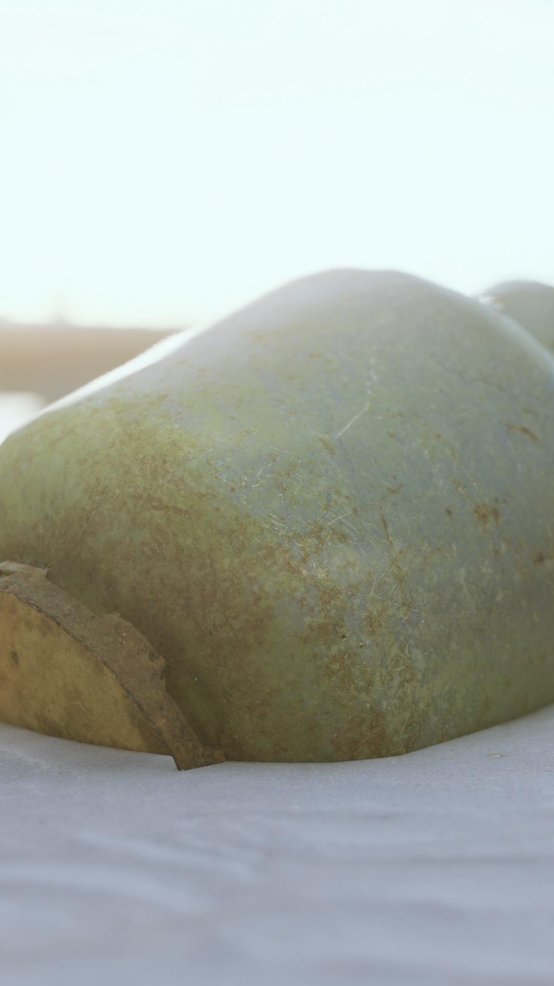 Old Rusted Metal Gas Tank On Beach Stock Footage SBV-353173992 ...