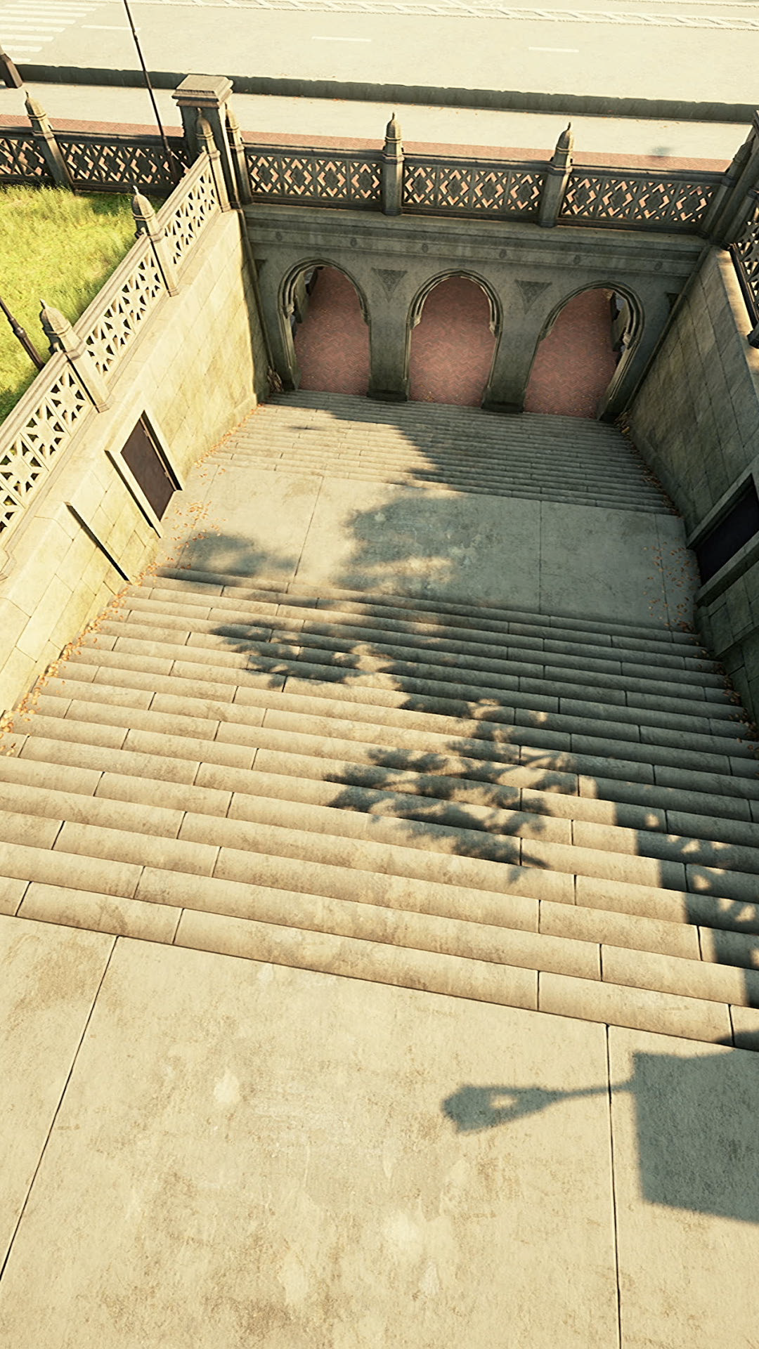 Aerial View Of Stairs Stock Footage SBV-353179506 - Storyblocks