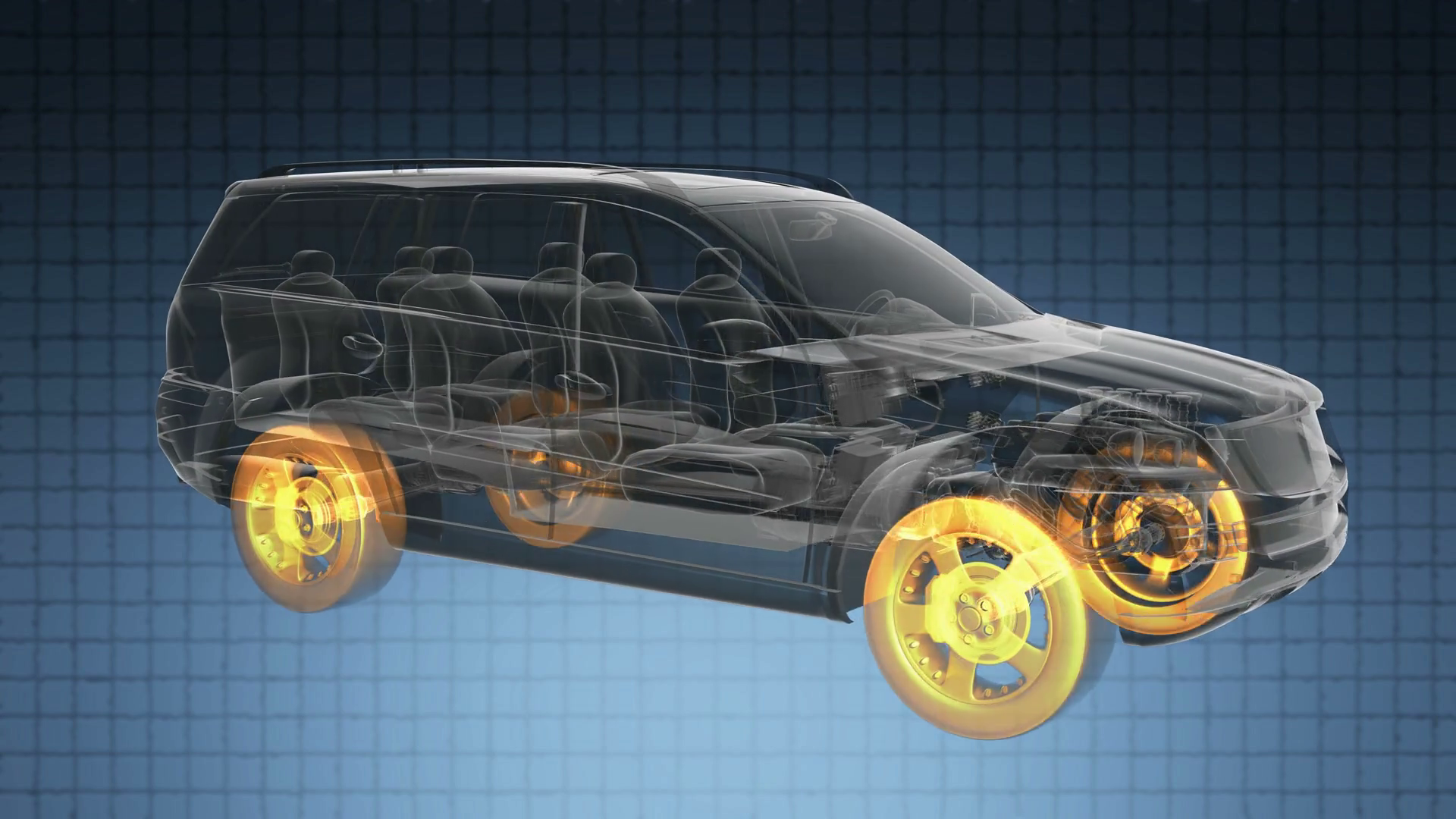 Loop Car Rotate Visible Engine Gear Stock Motion Graphics SBV-310758674 ...