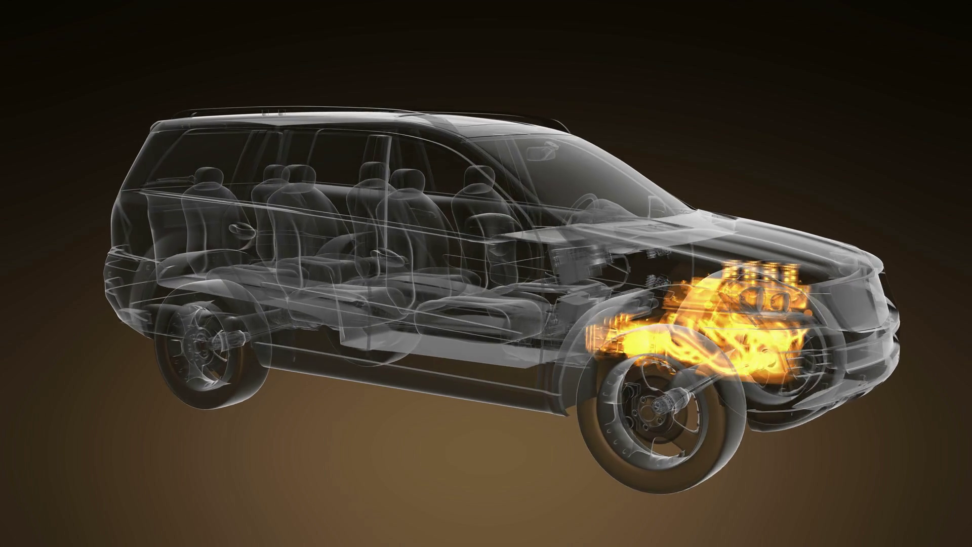 Loop Car Rotate Visible Engine Gear Stock Motion Graphics SBV-312032860 ...