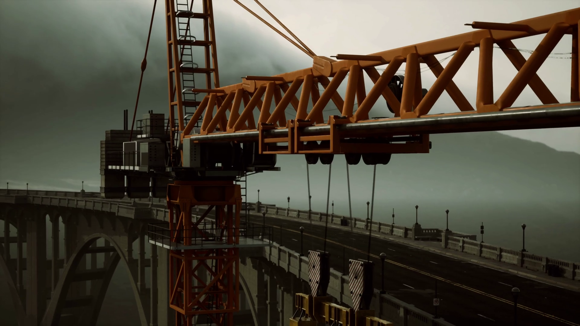 High Way Bridge Under Construction Stock Motion Graphics SBV-346696360 ...