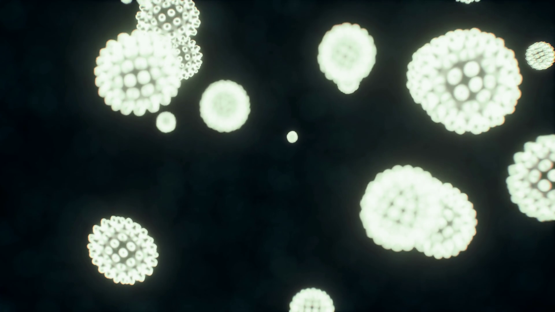 Virus Cells Bacterias Under Microscope Stock Footage SBV-347688615 ...