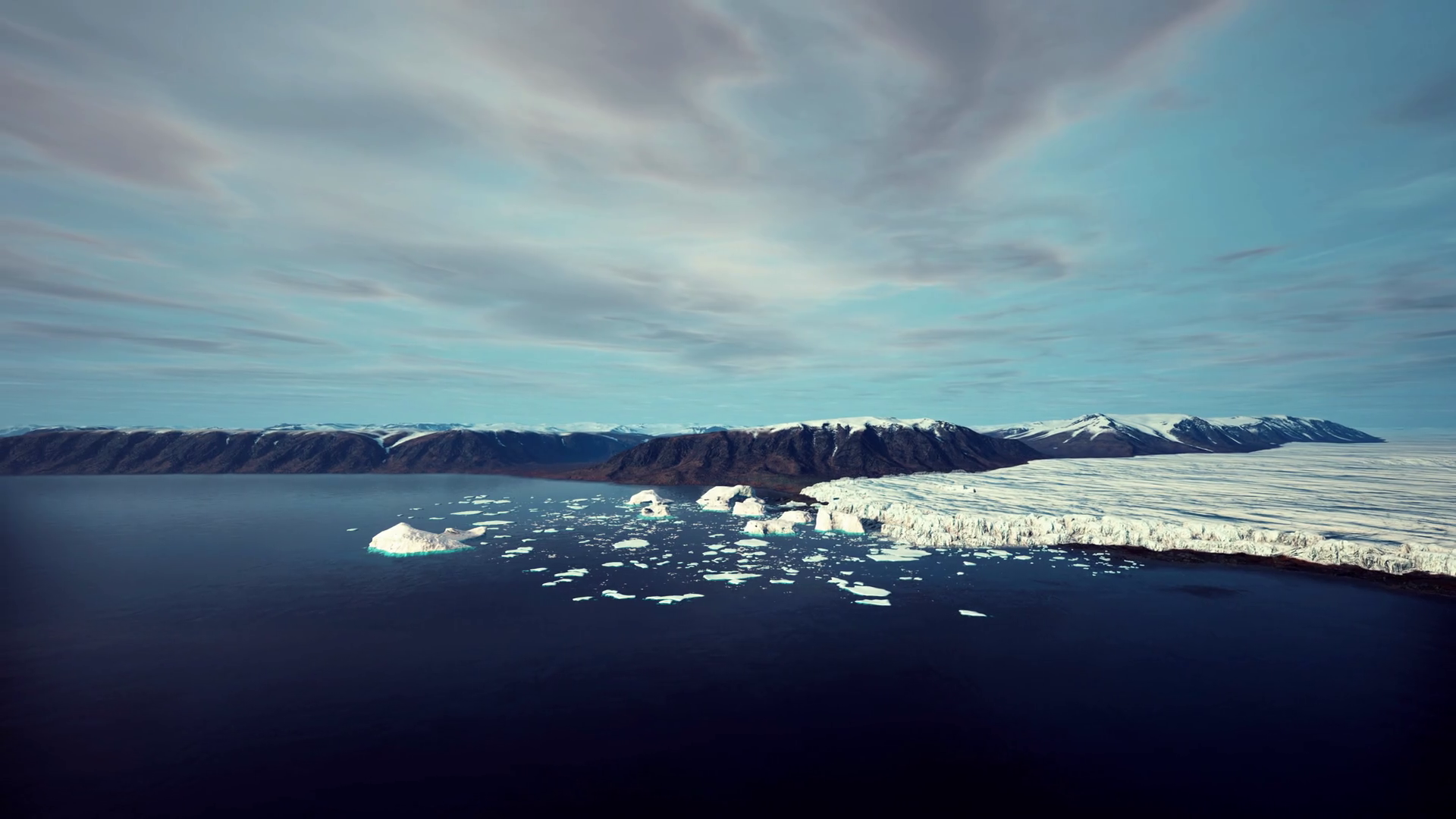 Antarctic Melting Glacier In Global Warming Stock Motion Graphics SBV ...