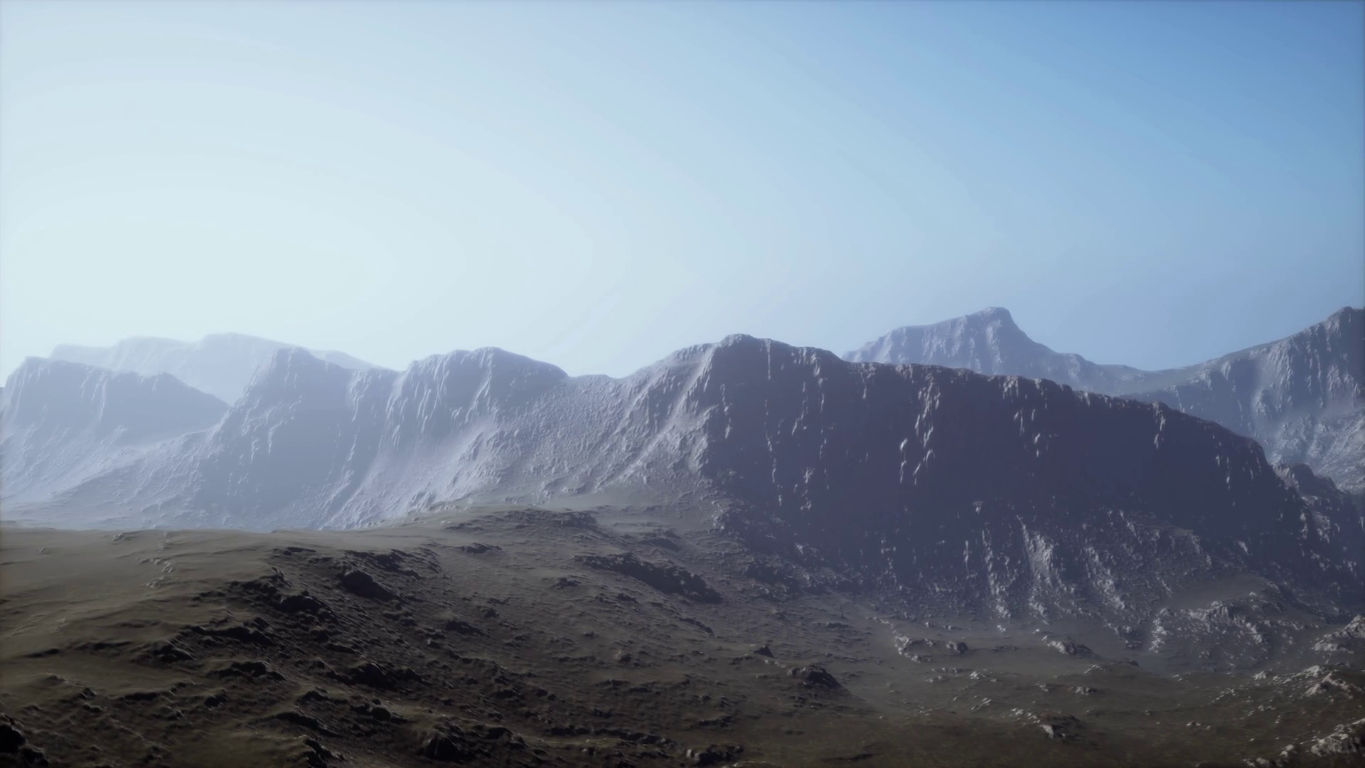 Rocks Mountains In Deep Fog Stock Motion Graphics SBV-347295216 ...