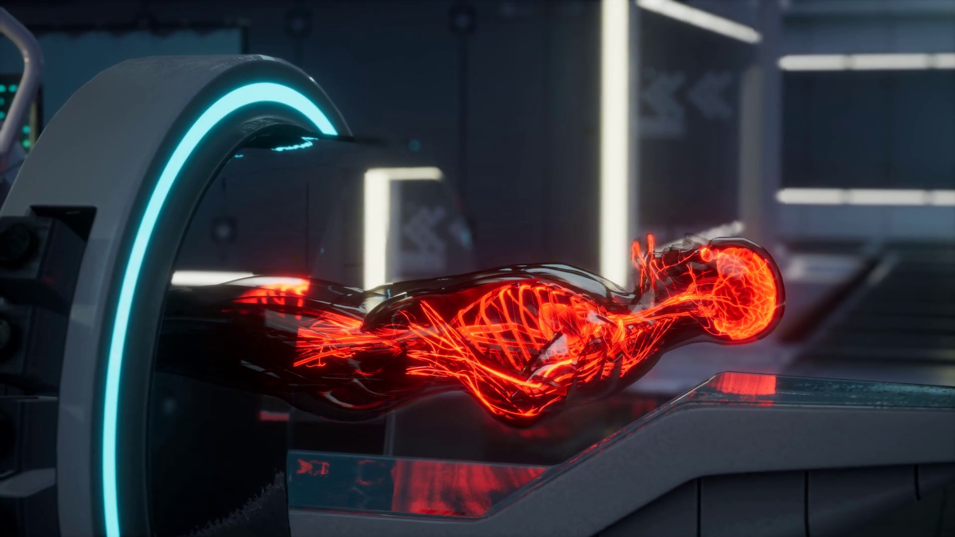 Science Anatomy Scan Of Human Blood Vessels Stock Motion Graphics SBV ...