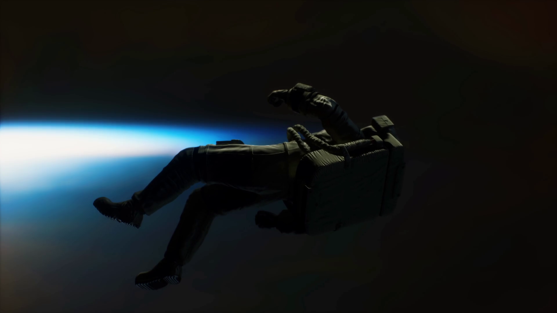 Astronaut Floating Above Earth Stock Motion Graphics SBV-346758578 ...