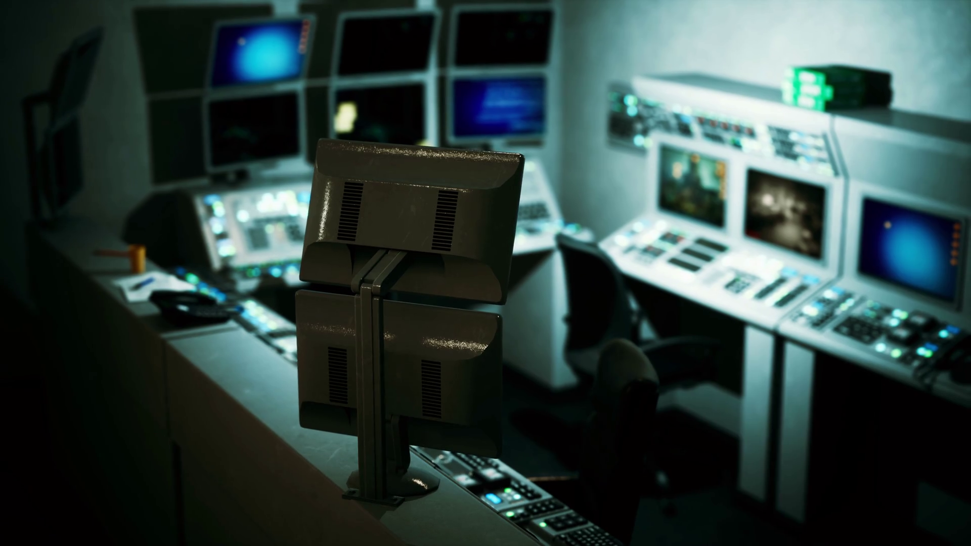 Empty Power Plant Control Room Stock Footage SBV-348668091 - Storyblocks