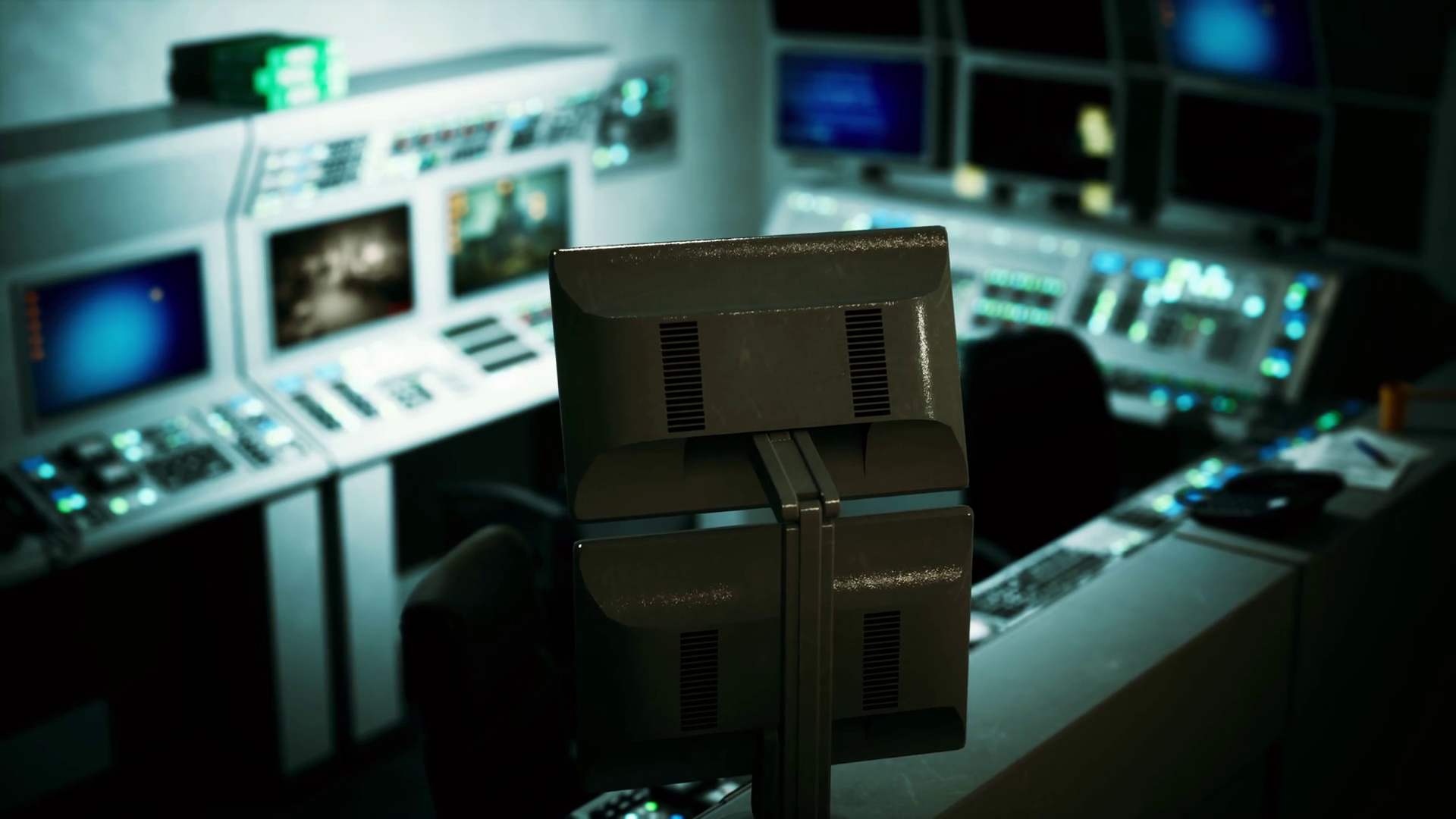 Empty Power Plant Control Room Stock Footage SBV-348736097 - Storyblocks