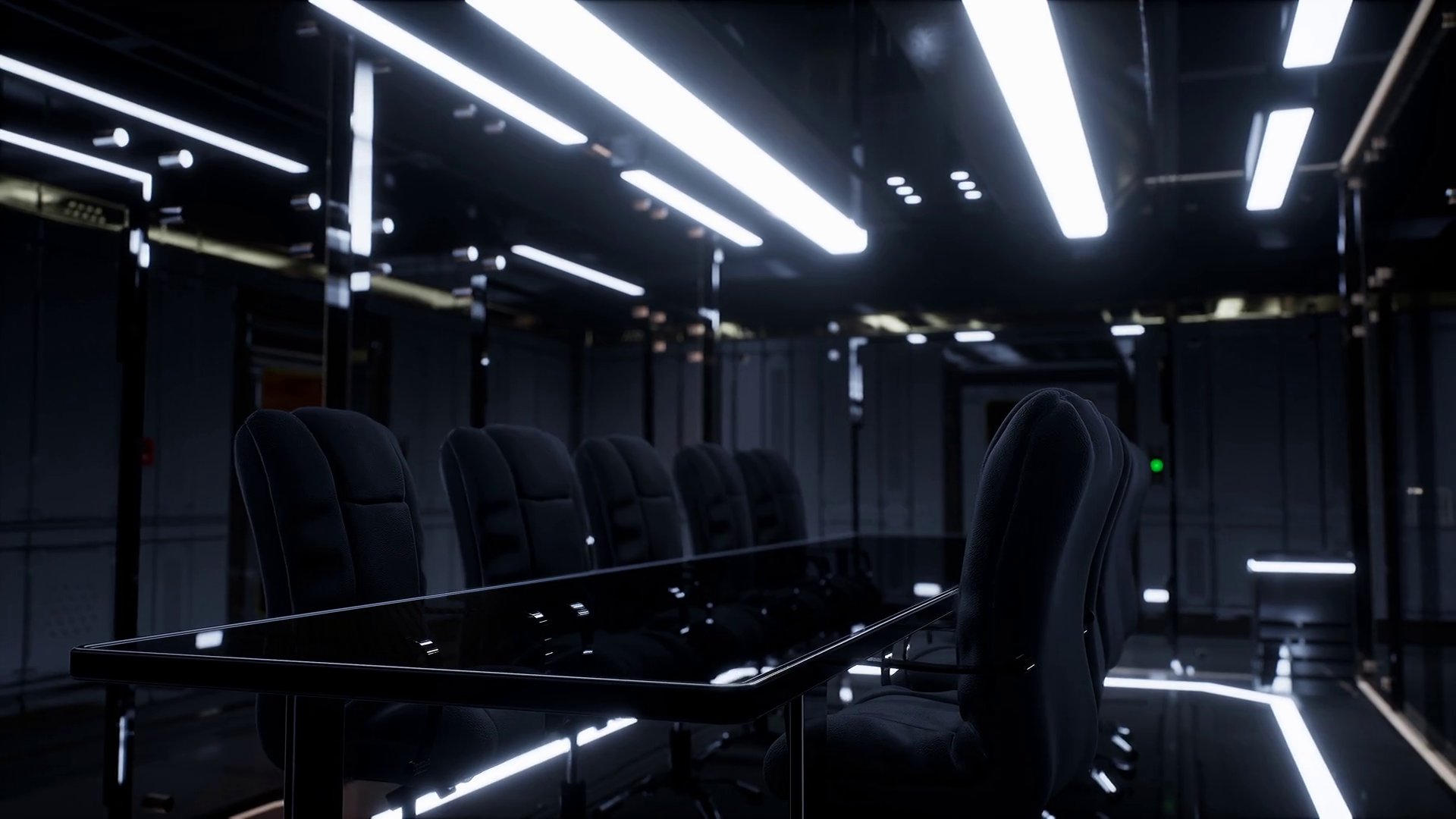 futuristic office and communication network center Motion Background 00 ...