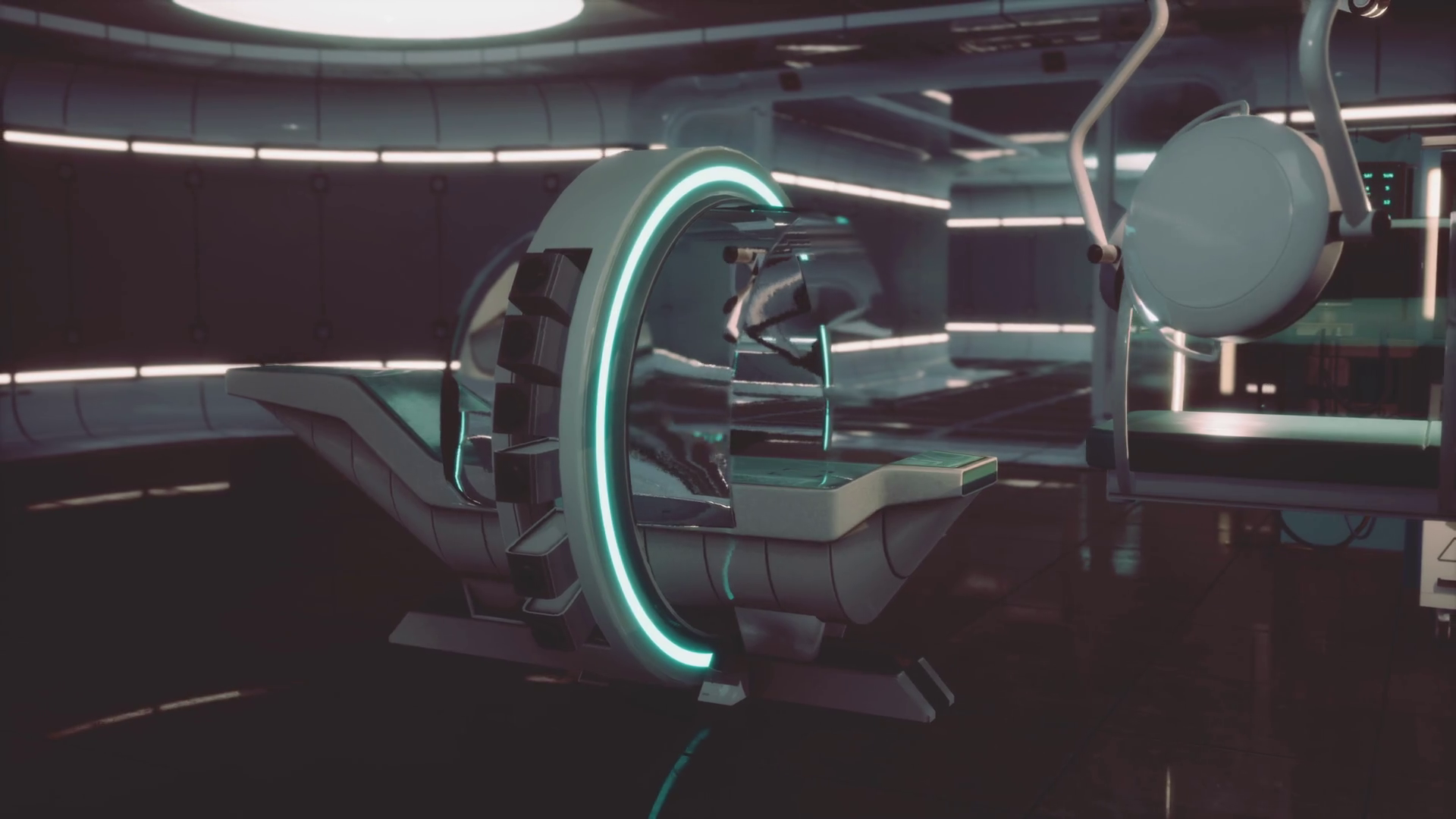 Futuristic Mri Magnetic Resonance Laboratory Stock Motion Graphics SBV ...