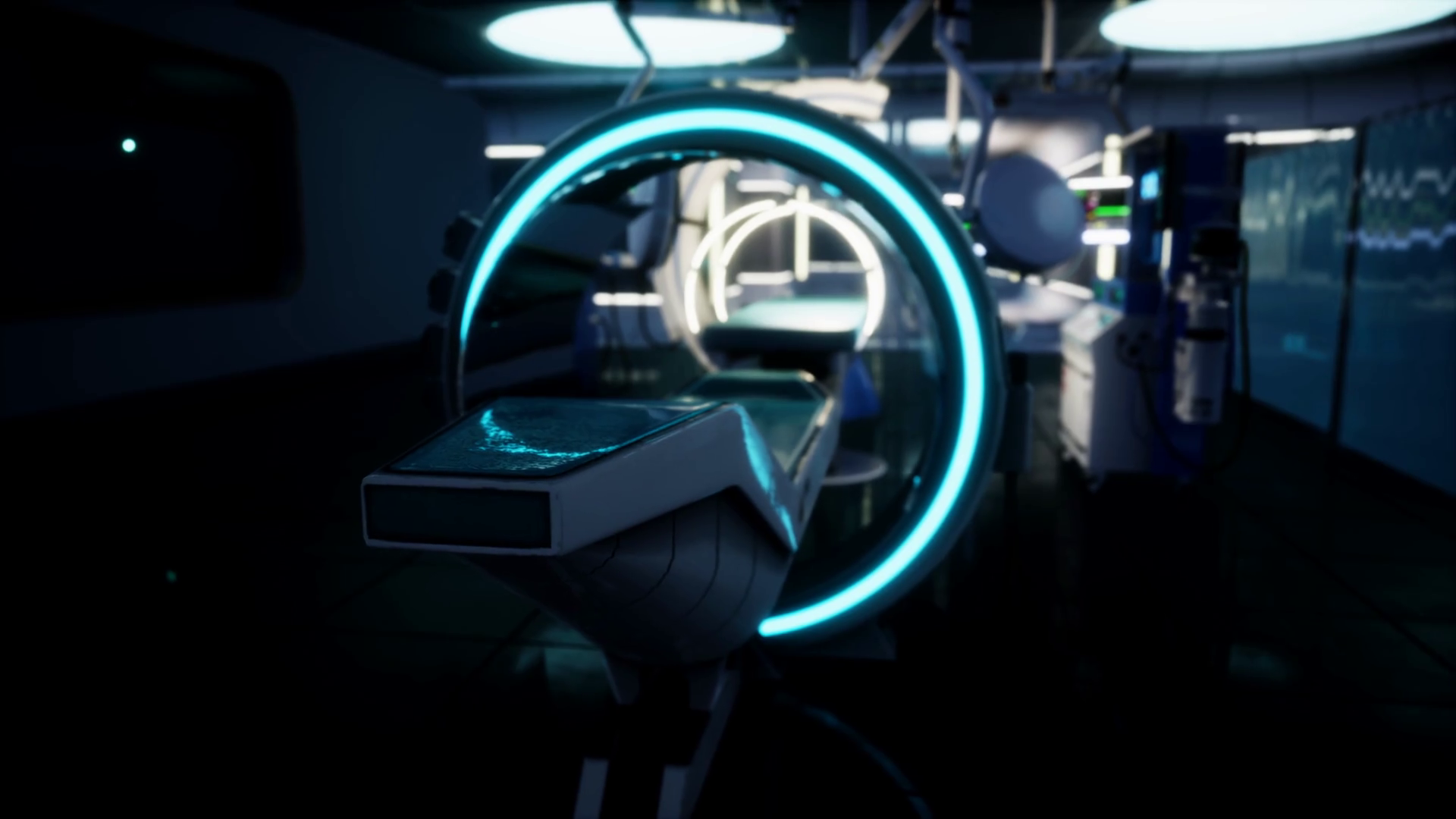 Futuristic Mri Magnetic Resonance Laboratory Stock Motion Graphics SBV ...