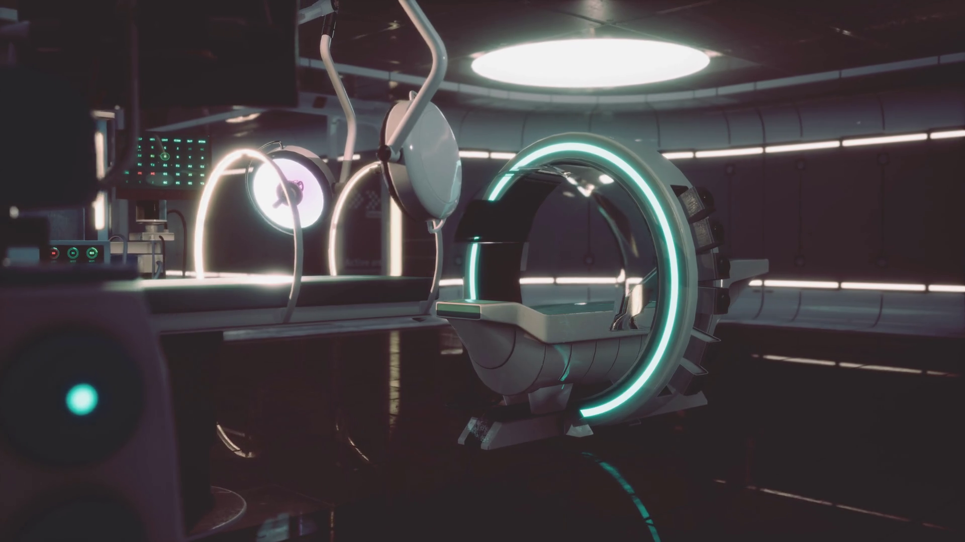 Futuristic Mri Magnetic Resonance Laboratory Stock Motion Graphics SBV ...