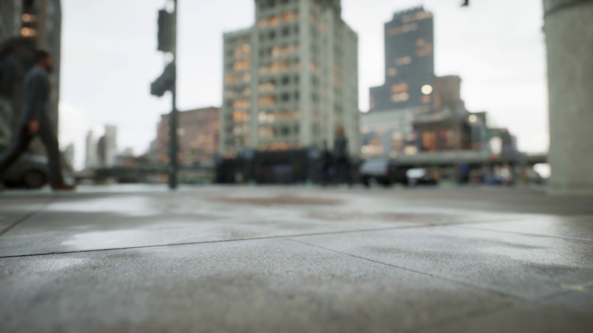 Stunning Hyper Lapse Of Downtown Area Stock Motion Graphics SBV ...