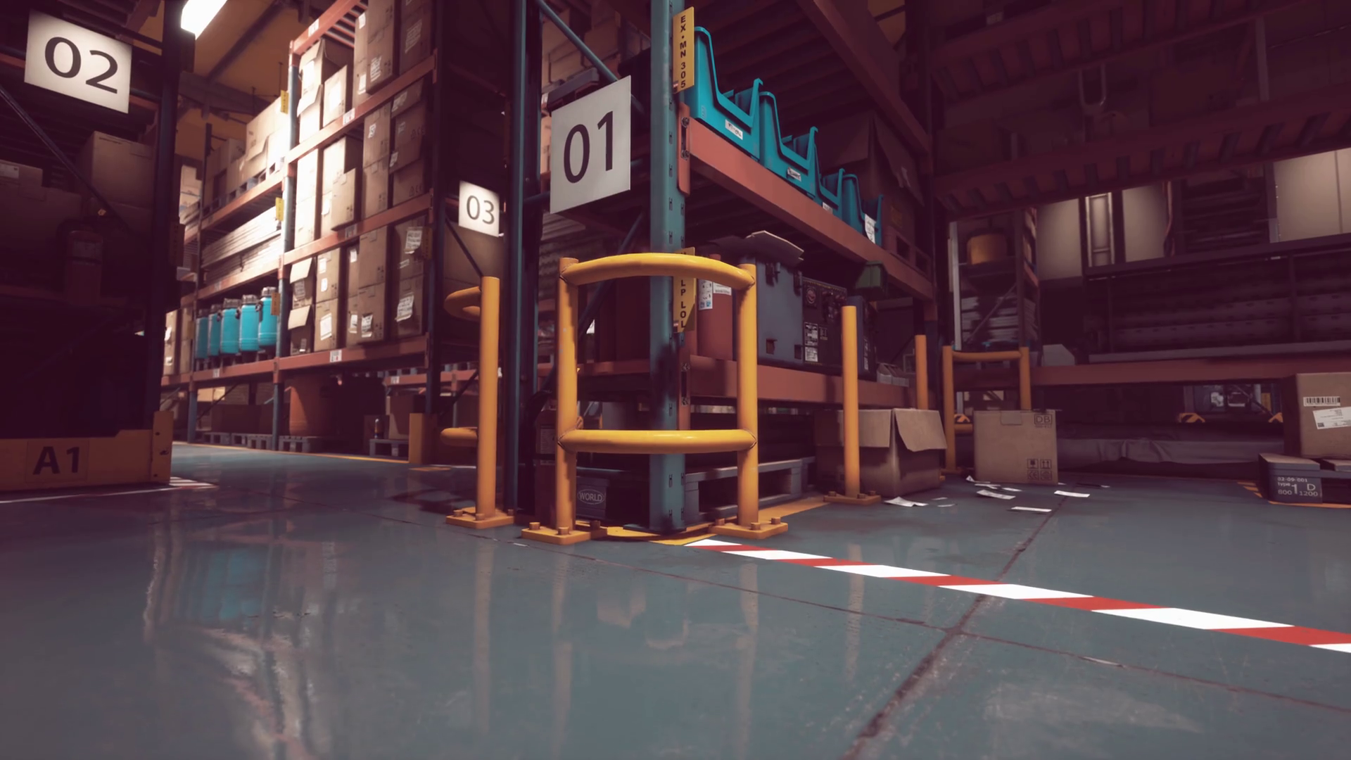 Interior Of Warehouse Storage Of Retail Shop Stock Footage SBV ...