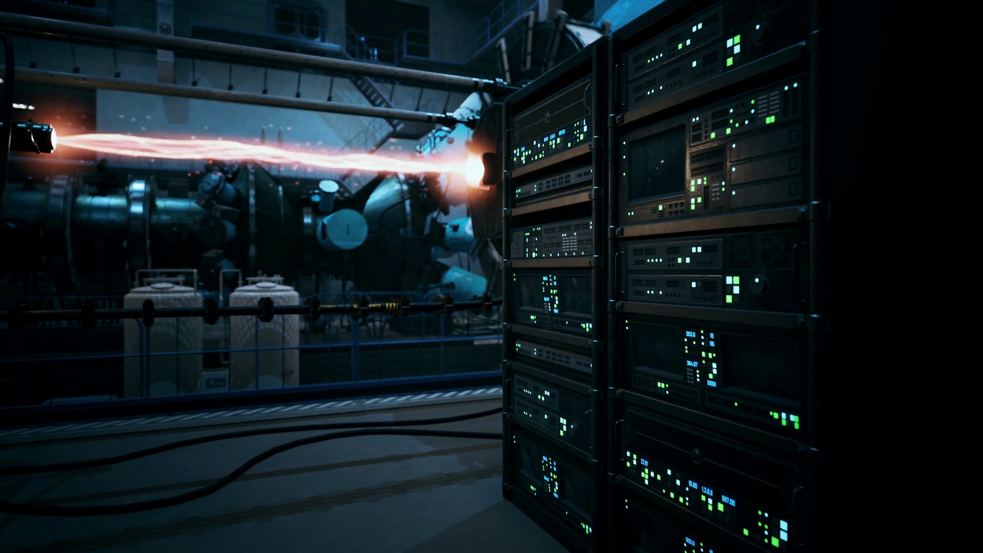 Glow Of Nuclear Reactor Core Powered Stock Motion Graphics SBV ...