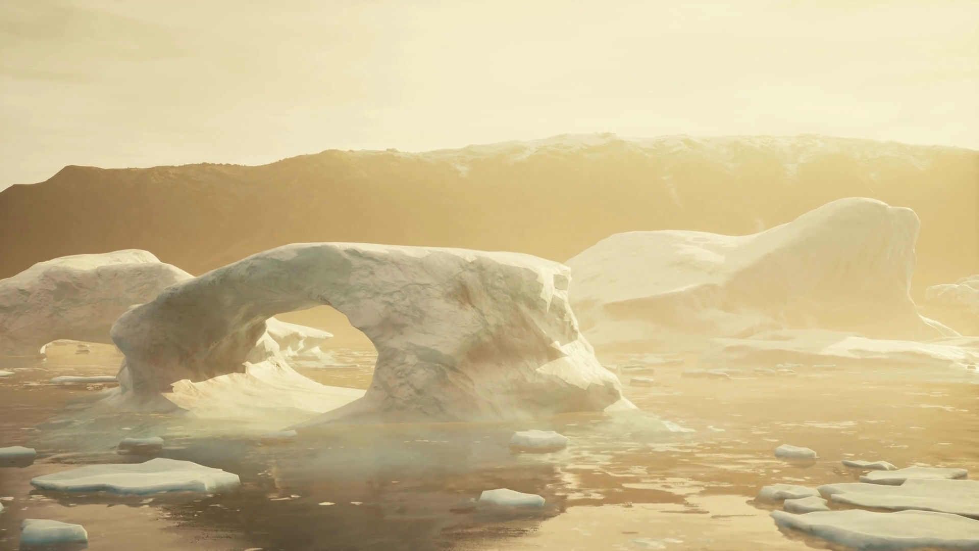 Iceland Lake With Melting Icebergs Stock Motion Graphics SBV-347550510 ...