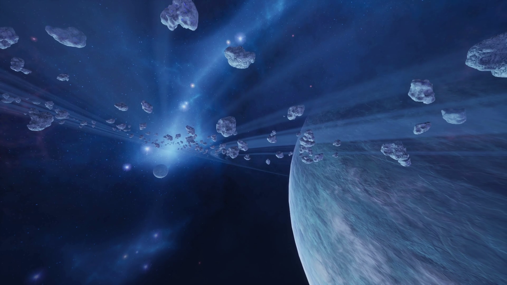 A Large Cluster Of Asteroids Near Unknown Stock Motion Graphics SBV ...