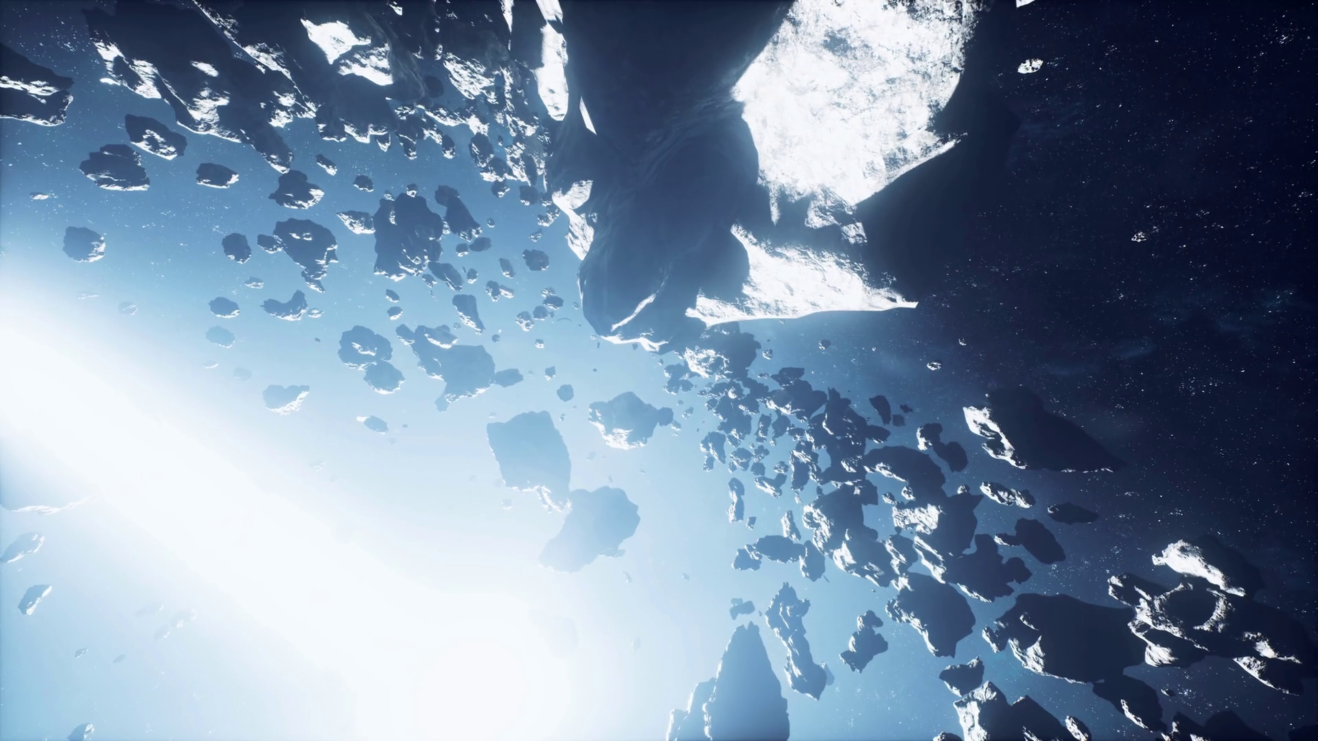 Many Big Asteroids In Space Stock Motion Graphics SBV-347633525 - Storyblocks