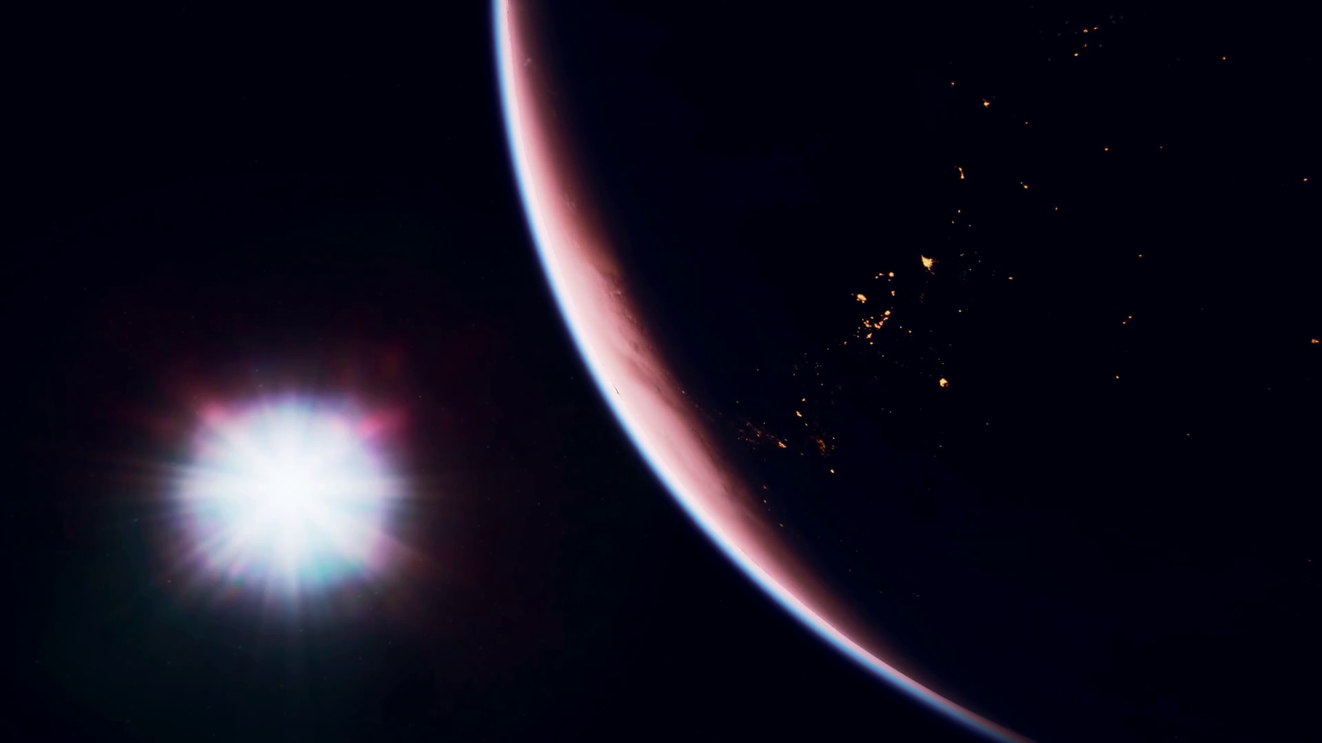 Surface Of Earth Planet In Deep Space Stock Motion Graphics SBV ...
