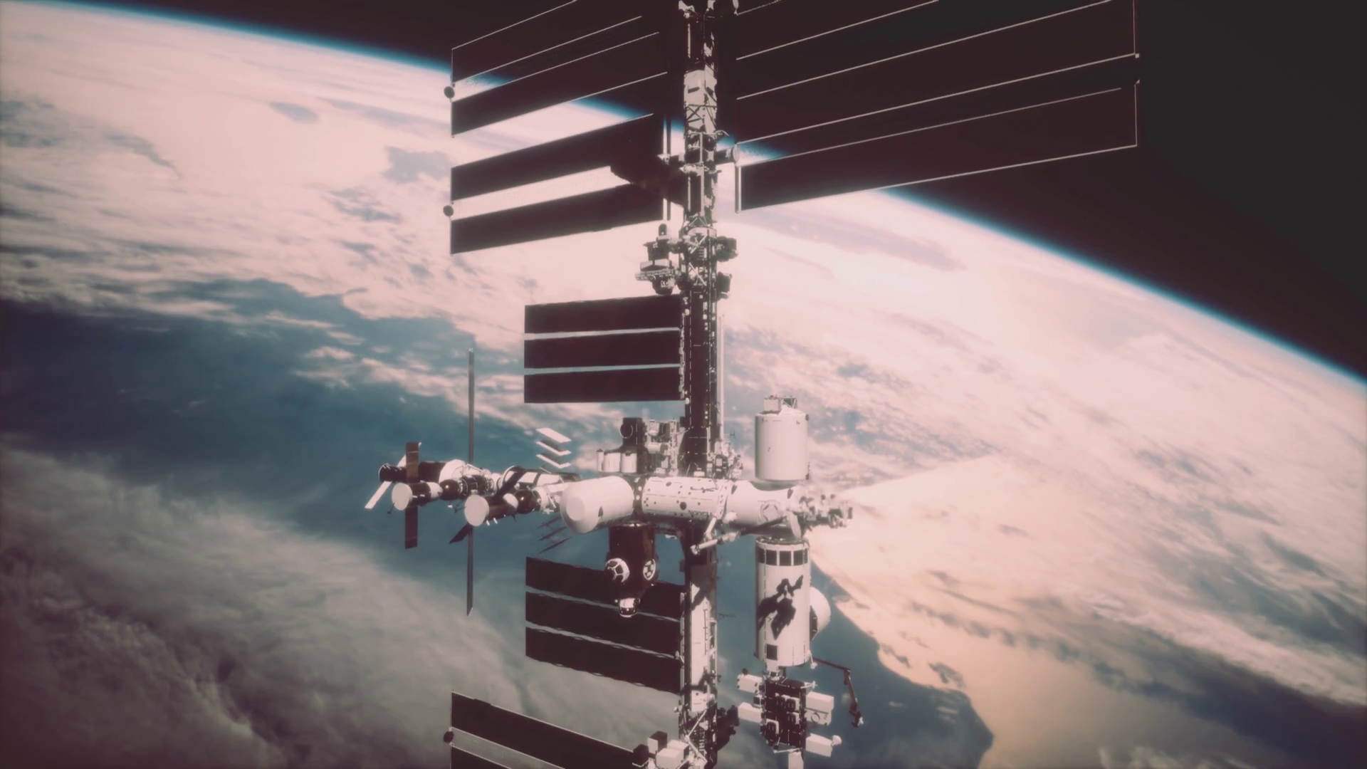 International Space Station On Orbit Of Stock Motion Graphics SBV ...