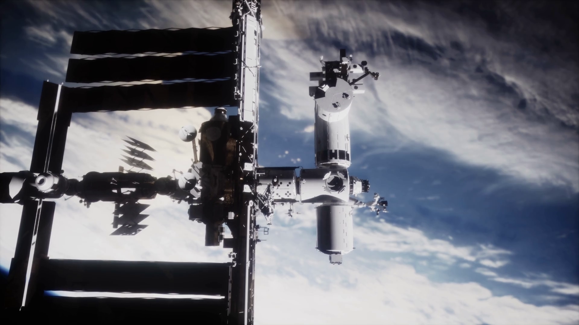 Spectacular Sight Of Rotating Station Stock Motion Graphics SBV ...