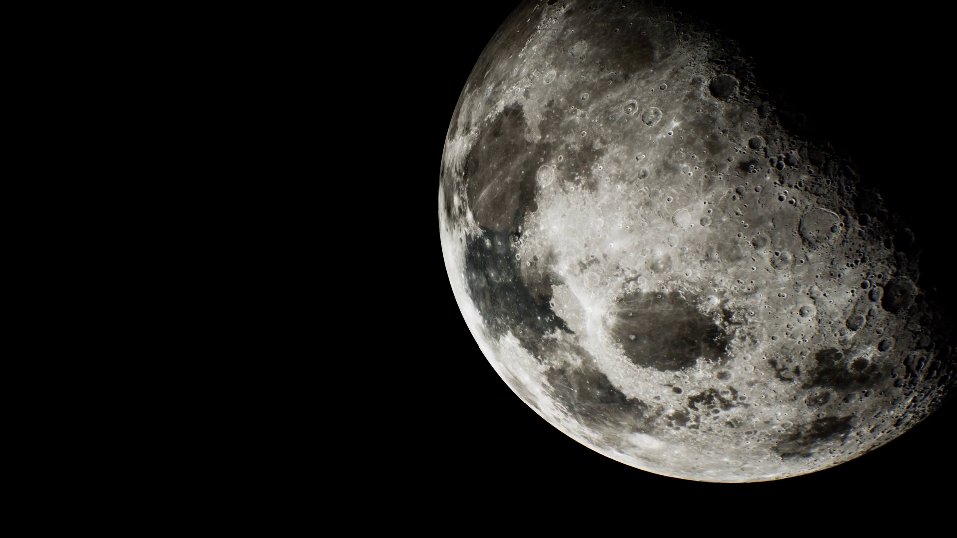 Sunlit Crescent Of Moon Visible From Stock Motion Graphics SBV ...