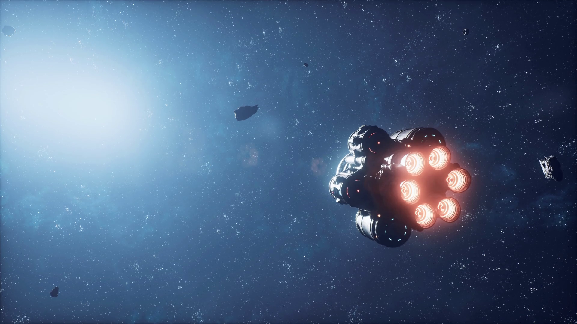 Unidentified Alien Spaceship Flying In Space Stock Motion Graphics SBV ...