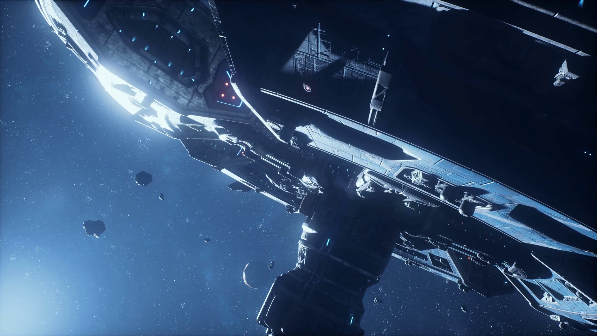 Mysterious Ufo Journeys Through Depths Of Stock Footage SBV-347688543 ...