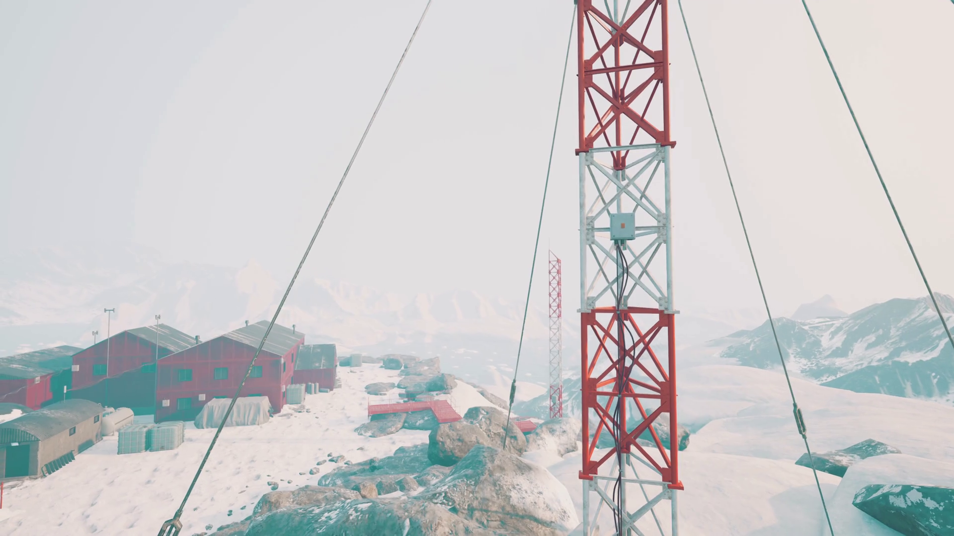 Antarctic Research Station In Snow Stock Footage SBV-347753672 ...