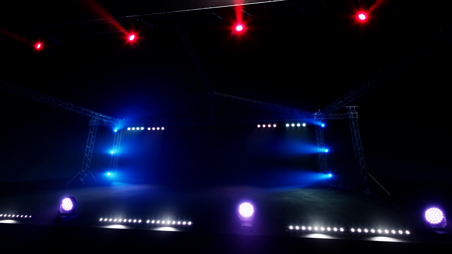 Free Stage With Lights From Lighting Devices Stock Motion Graphics SBV ...