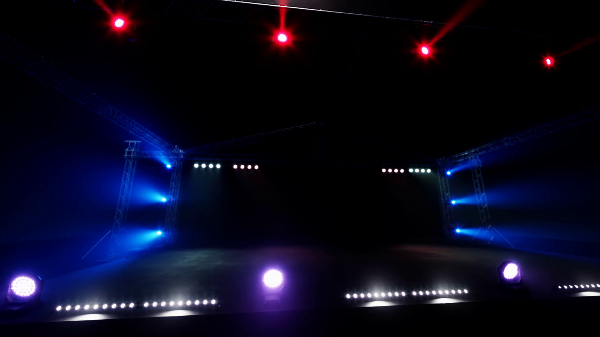 Free Stage With Lights From Lighting Devices Stock Footage SBV ...