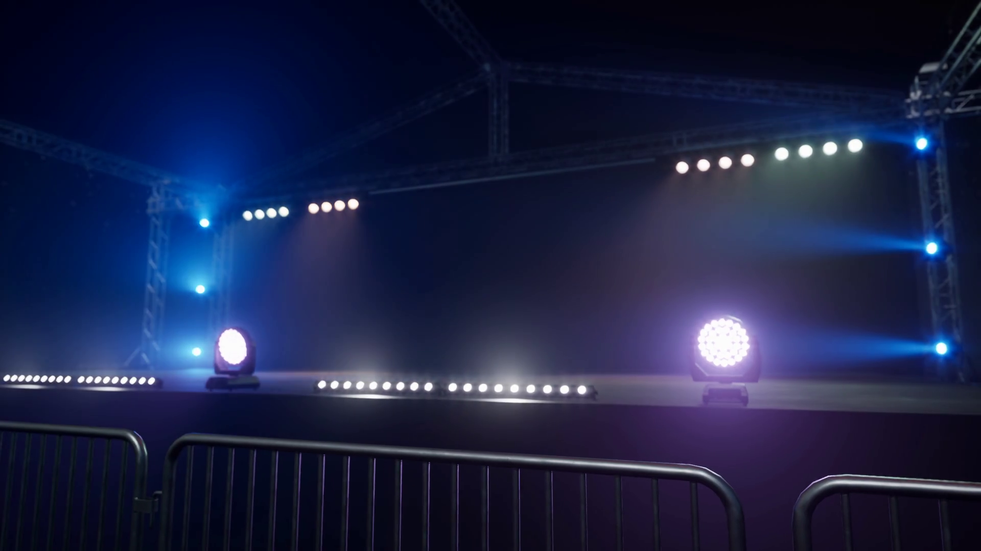 Free Stage With Lights From Lighting Devices Stock Footage SBV ...