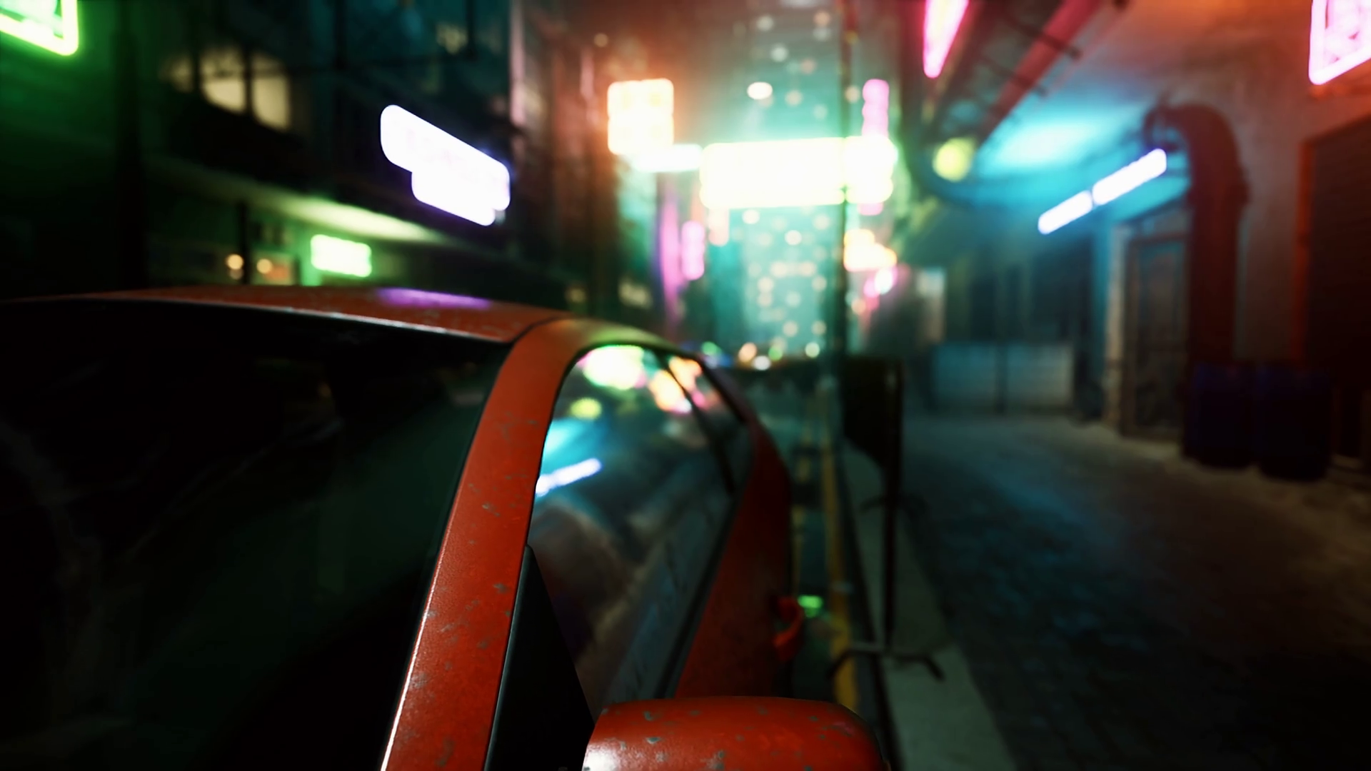 Beautiful Neon Lights Create Unique Ambiance Stock Motion Graphics SBV ...