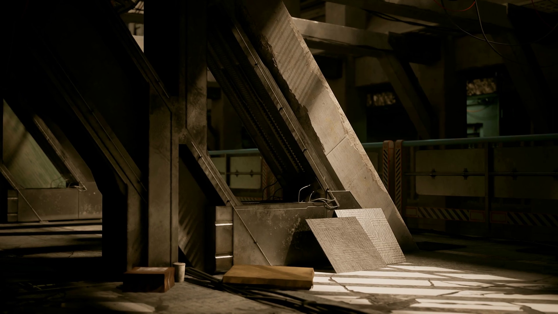 A Room Has Kind Of Metal Structure In It Stock Footage SBV-348636699 ...