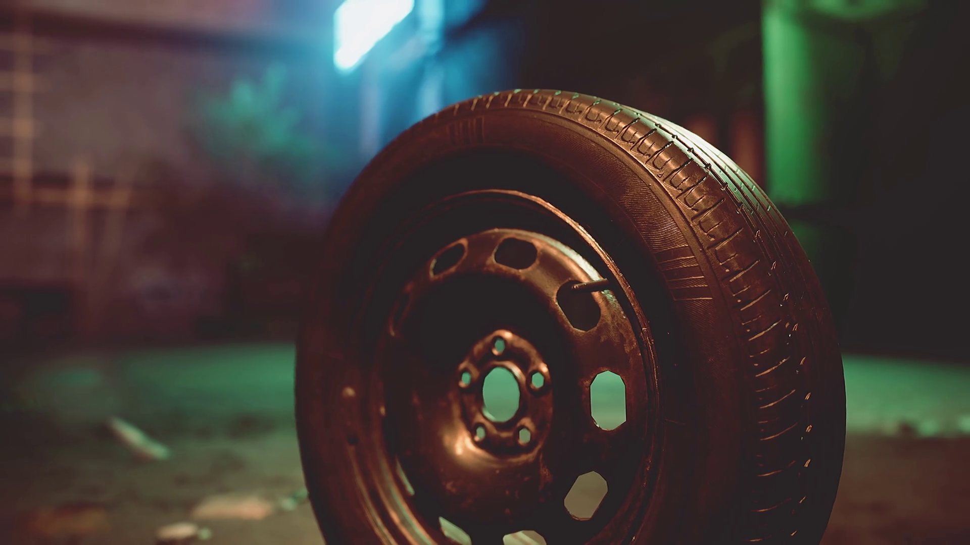 A Close Up Of Tire On City Street Stock Motion Graphics SBV-348890587 ...