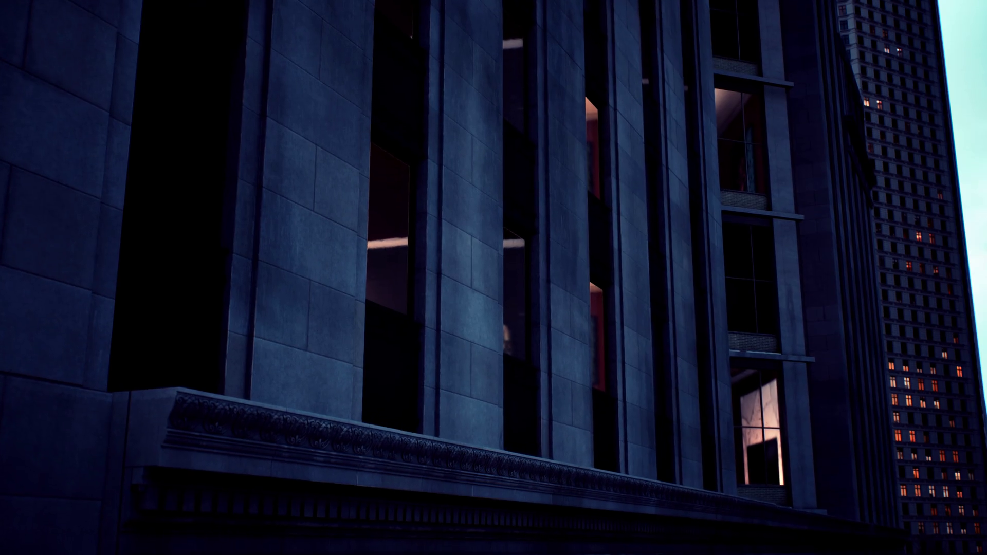 A Towering Building Facade In Heart Of New Stock Motion Graphics SBV ...