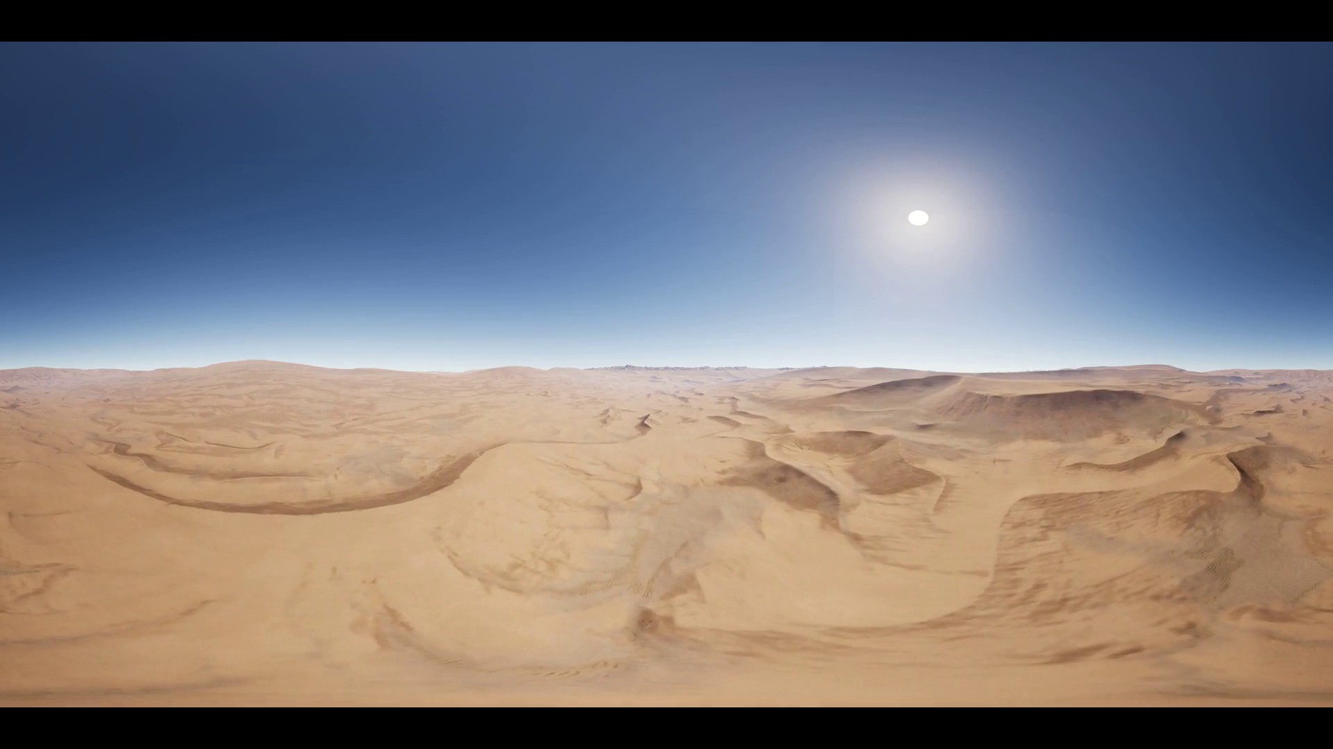 6k Vr 360 Camera Moving Above Desert Ready SBV-320738723 - Storyblocks