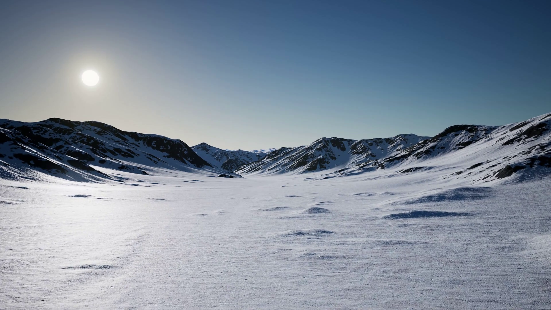 Aerial Landscape Of Snowy Mountains Icy Stock Motion Graphics SBV ...