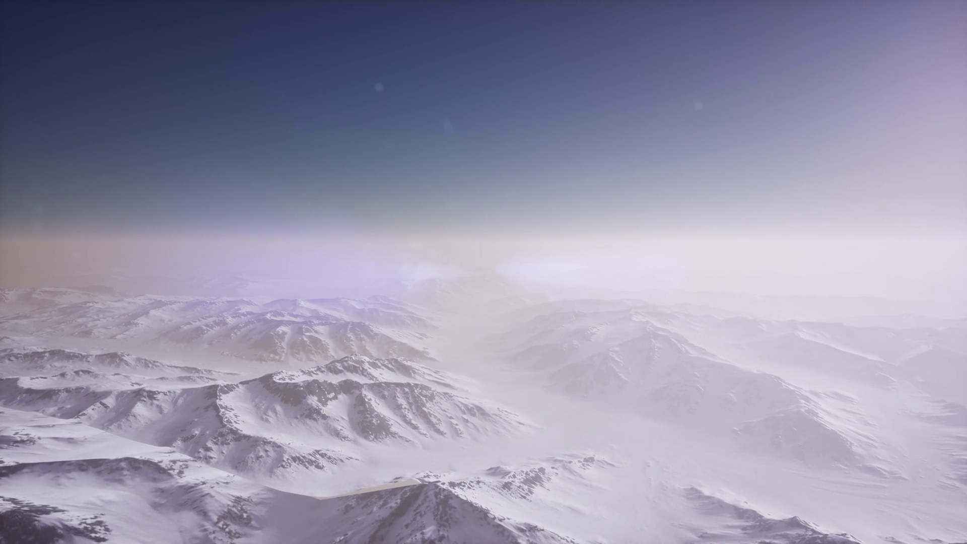 Aerial View Of Snow Covered Terrain Stock Footage SBV-321840867 ...